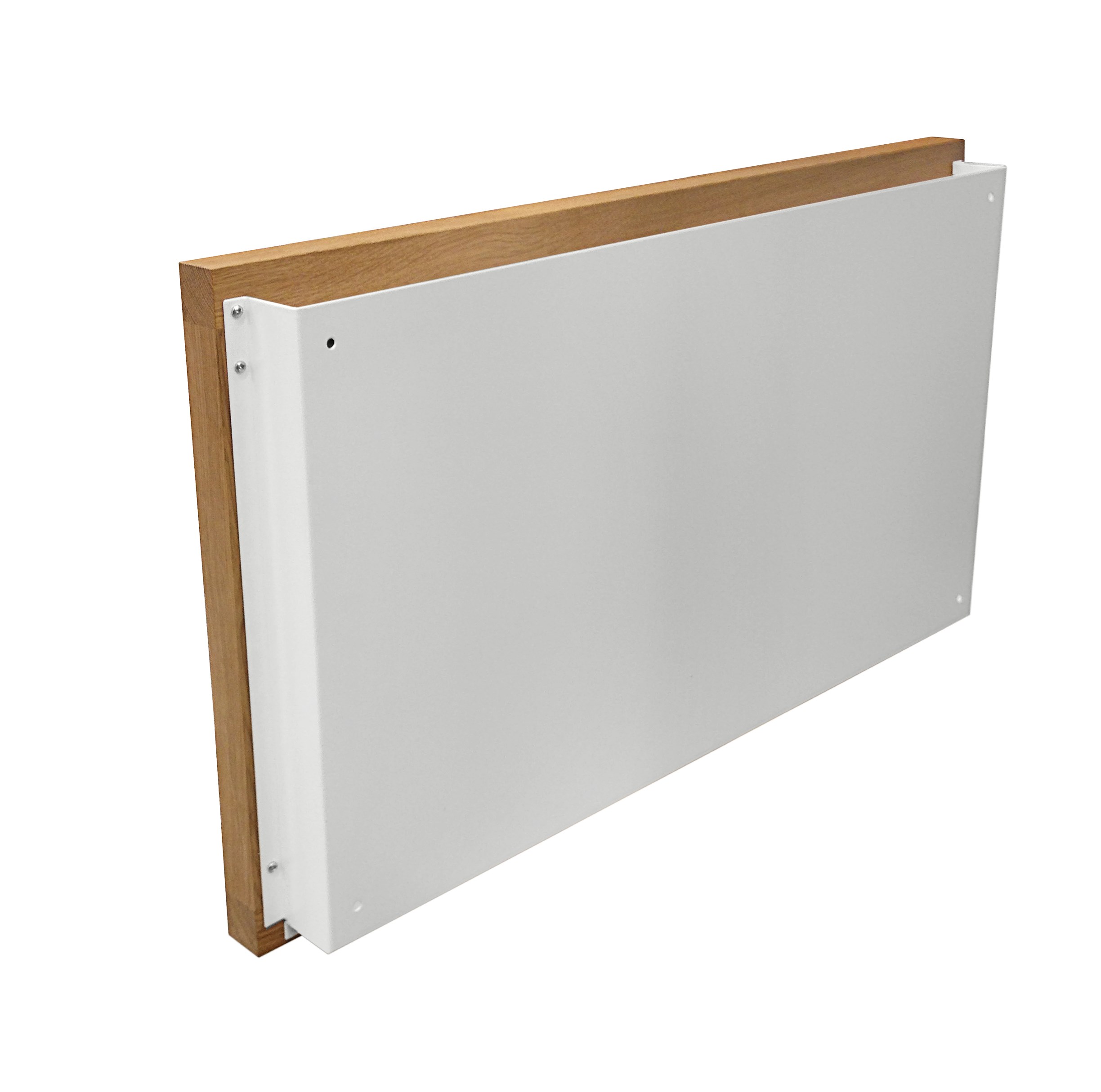 Wall mounted melamine-faced chipboard secretary desk BRENTA By Woodman