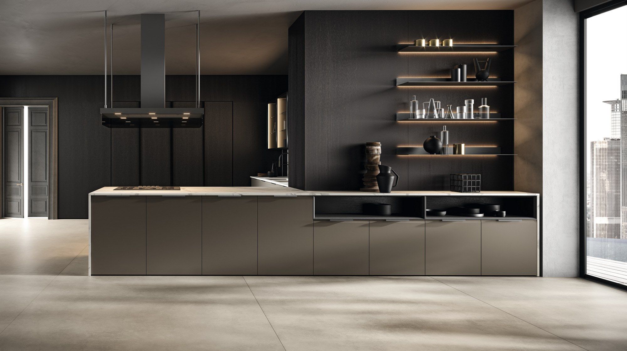 BRERA ACADEMY Wooden kitchen with island By Aster Cucine | design ...