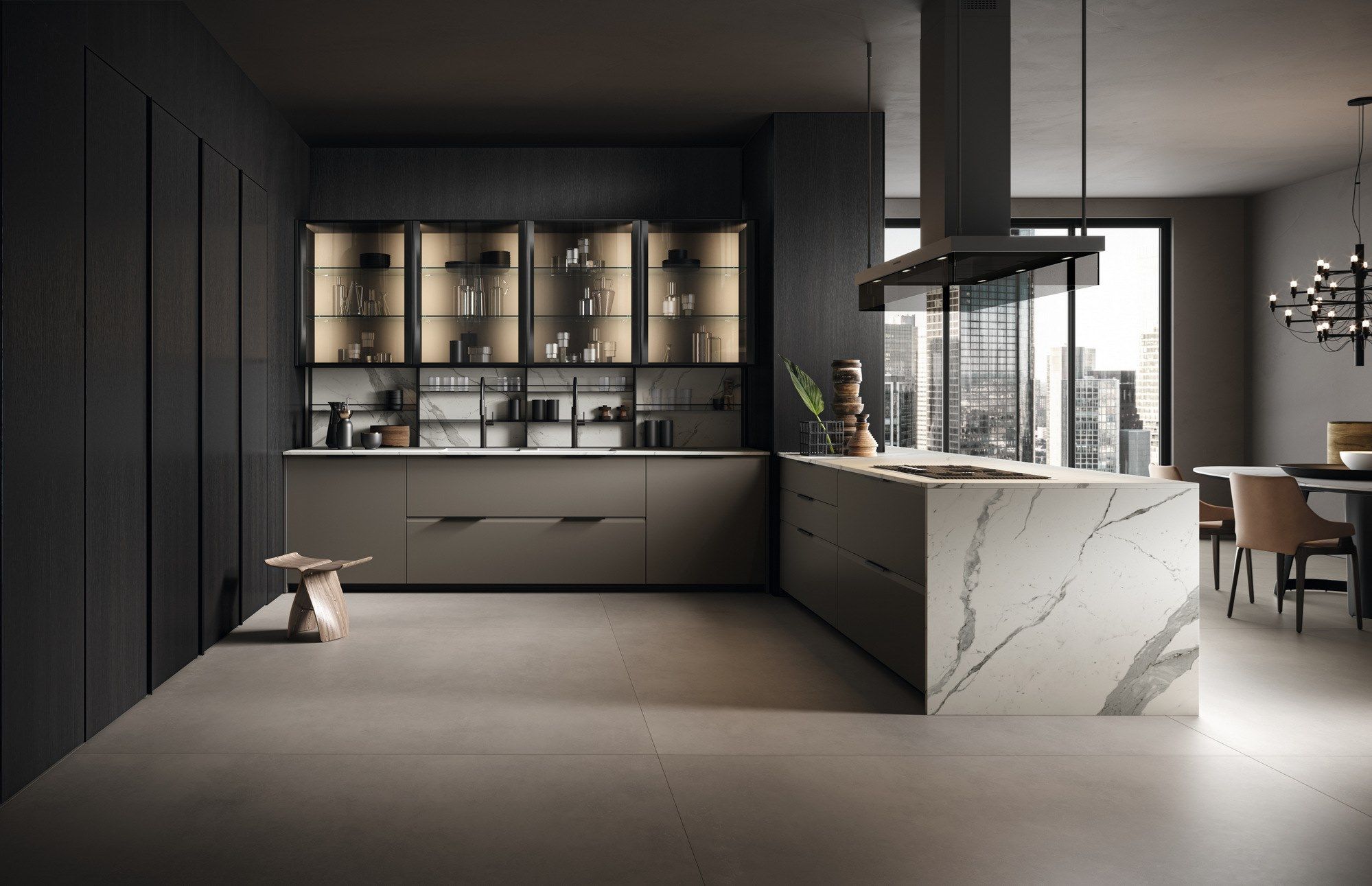 BRERA ACADEMY Wooden kitchen with island By Aster Cucine | design ...