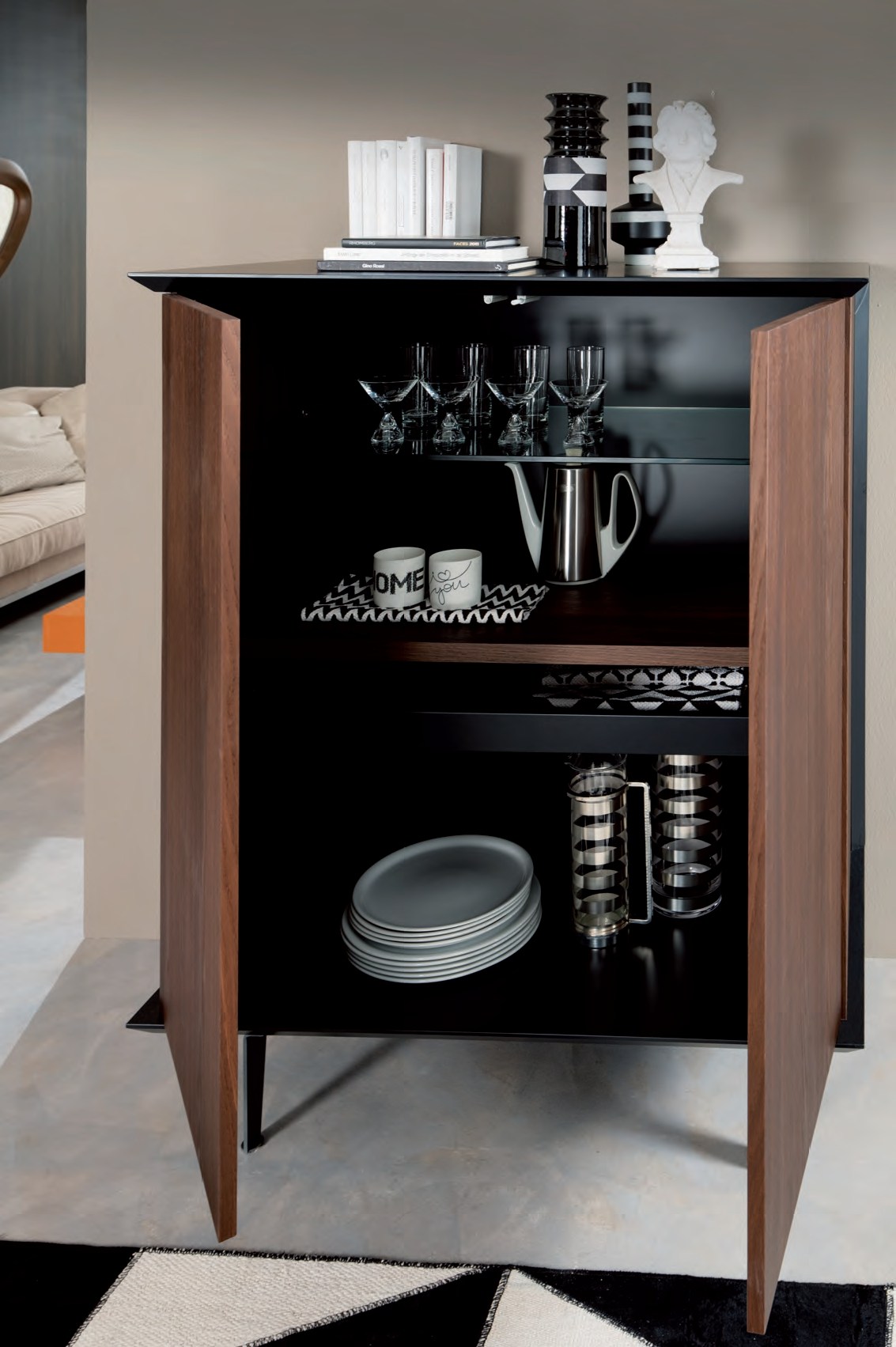BRERA | Highboard By Ozzio Italia design Massimiliano Mornati