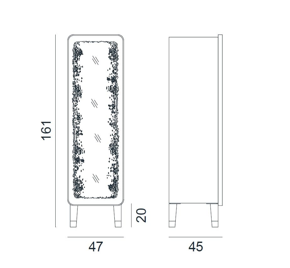 BRICK 66 | Walnut wardrobe Brick Collection By Gervasoni design Paola ...