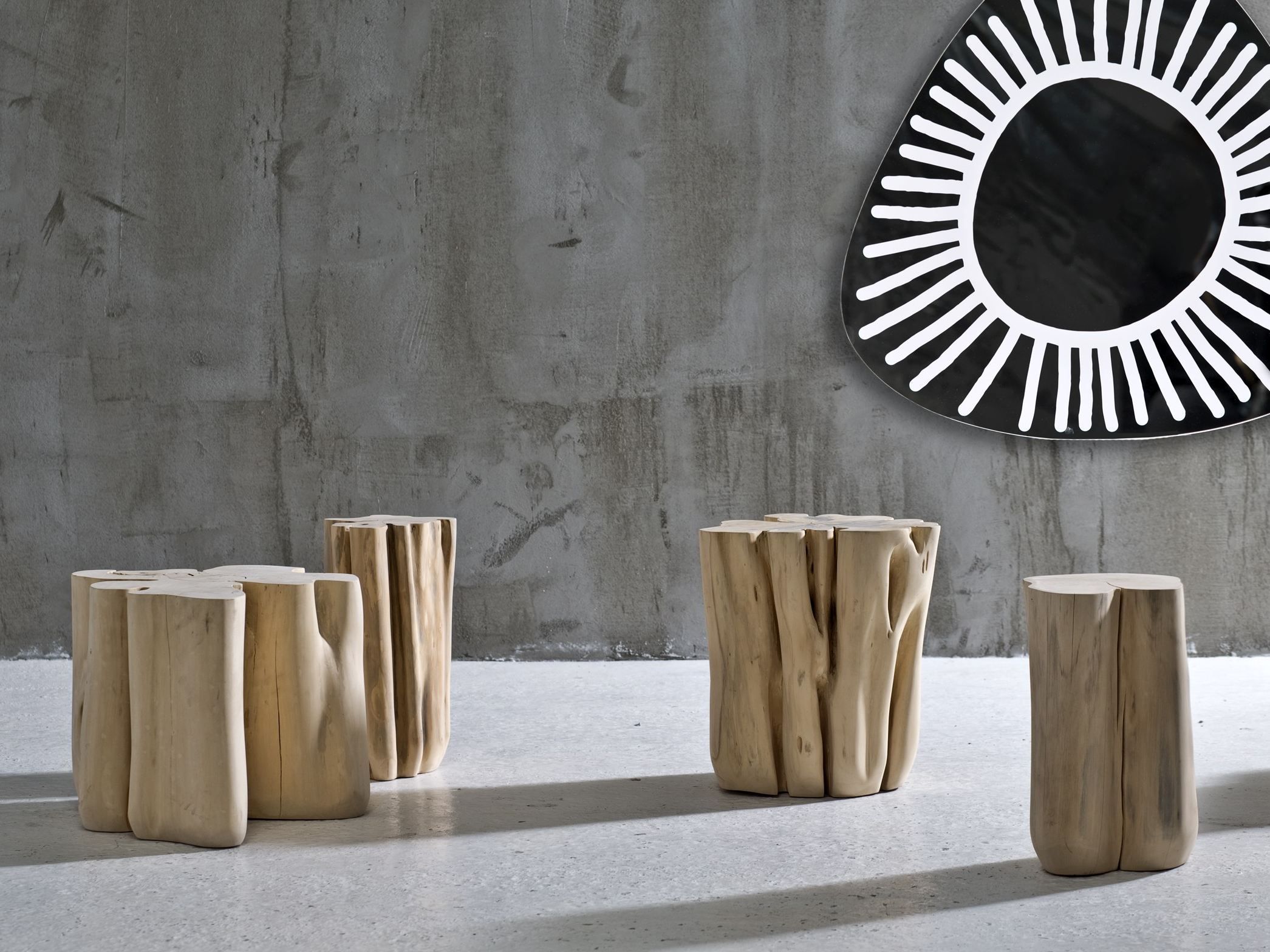 BRICK M Stool / coffee table By Gervasoni | design Paola Navone