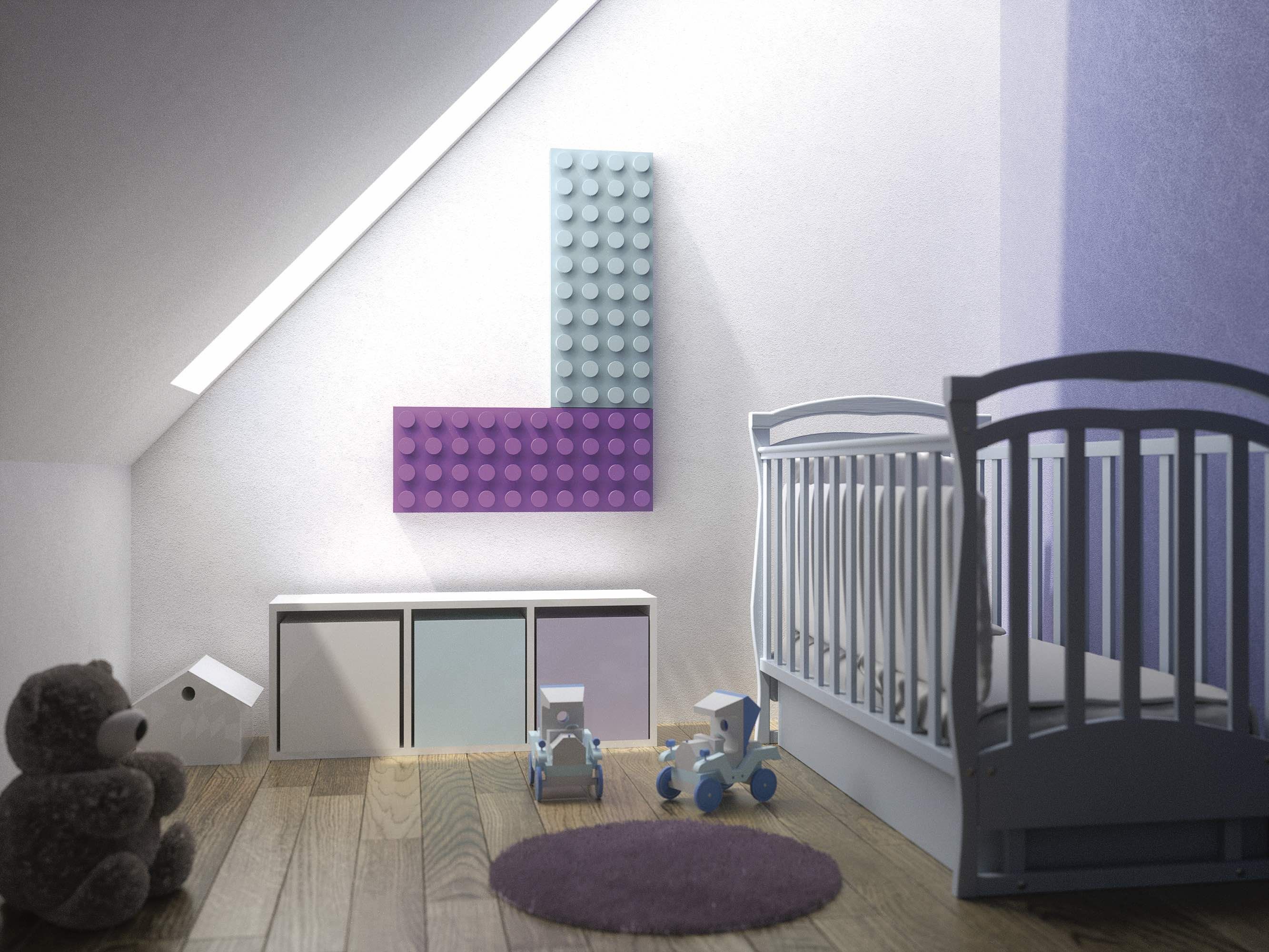 Hot-water electric steel decorative radiator BRICK By SCIROCCO H design ...