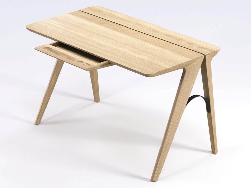 BRIDGE Rectangular wooden writing desk By Wewood | design Christophe de ...
