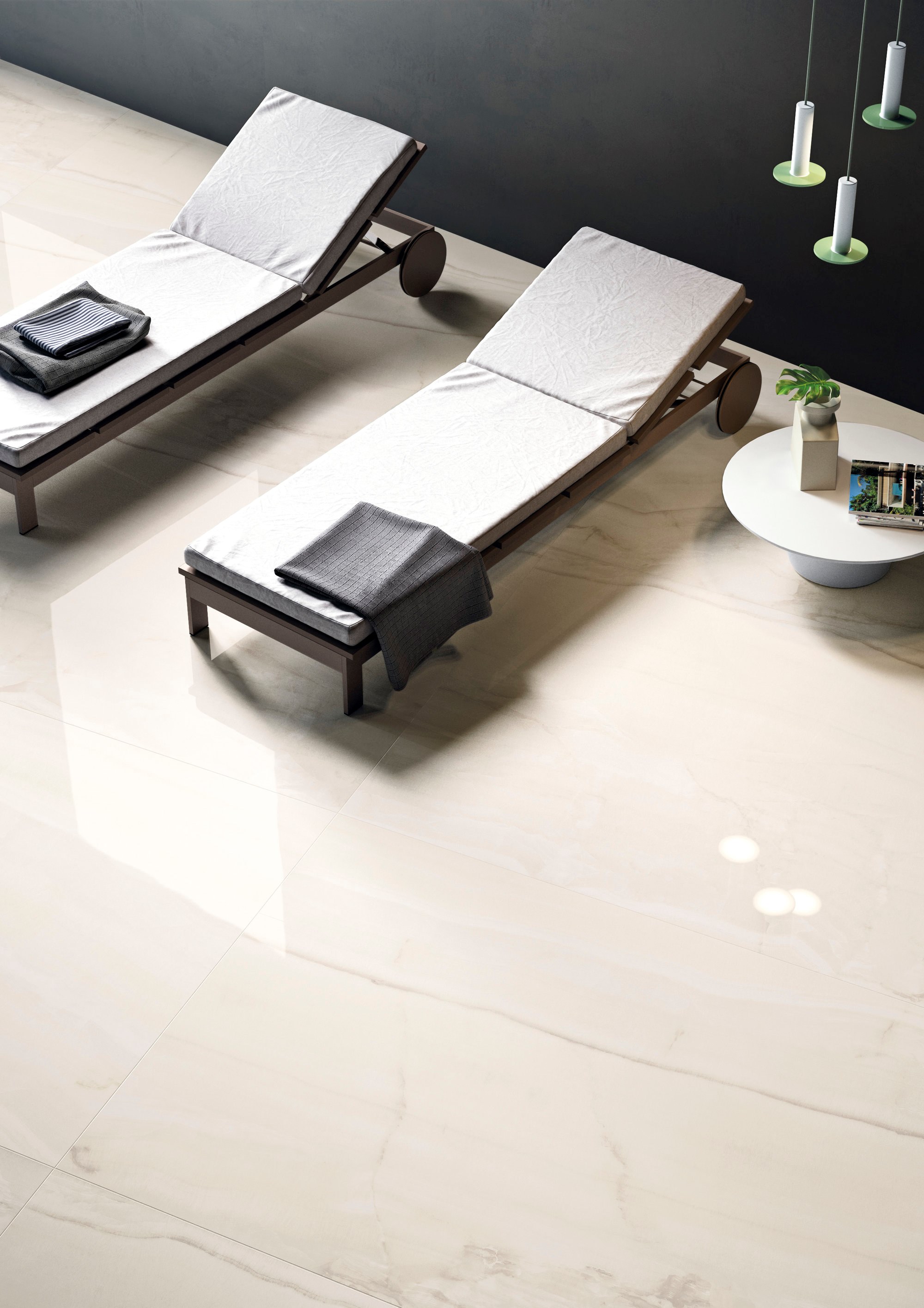 Porcelain stoneware wall/floor tiles with marble effect BRIGHT ONYX ...