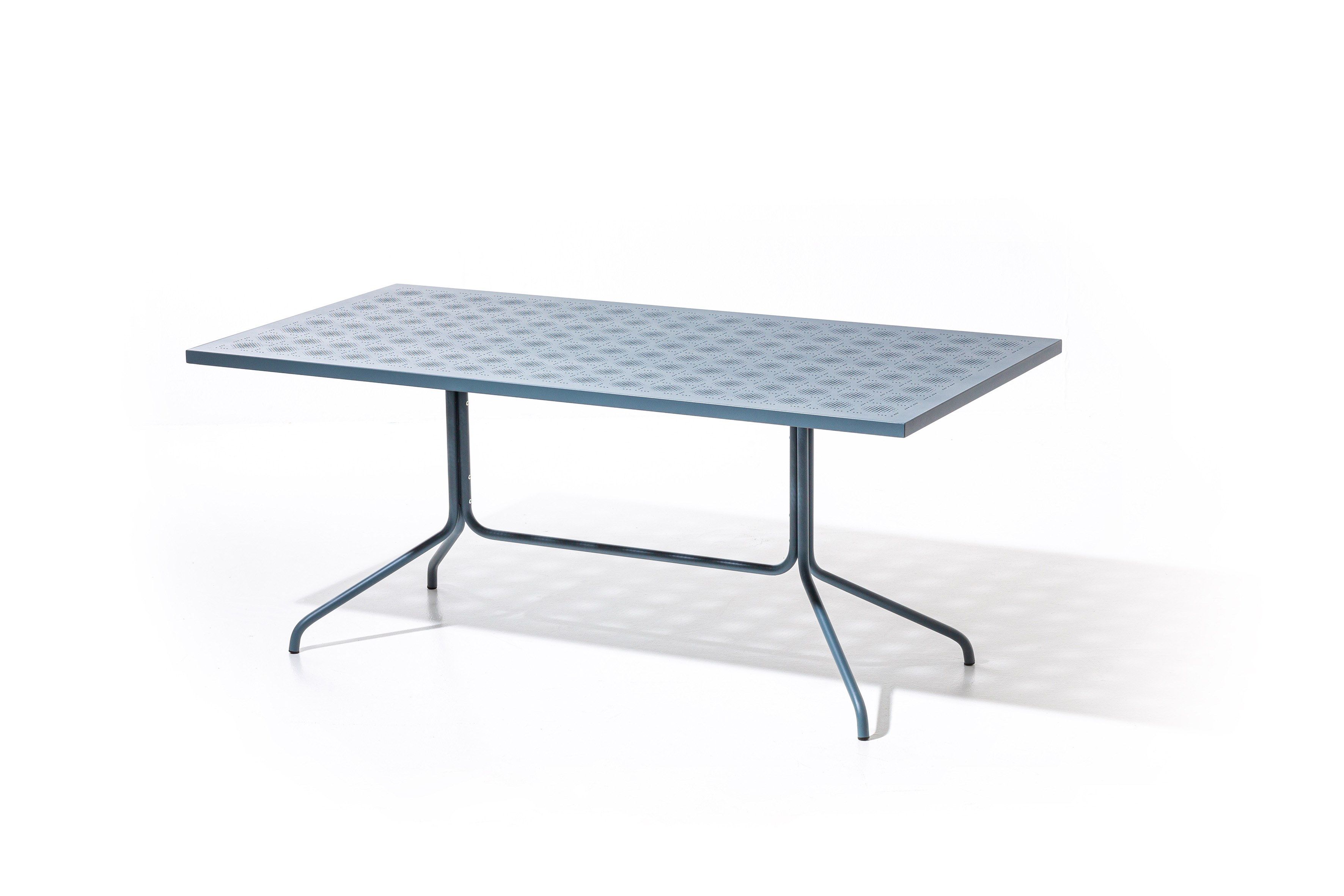 BRISE 33/34 Rectangular garden table with perforated plate top By ...