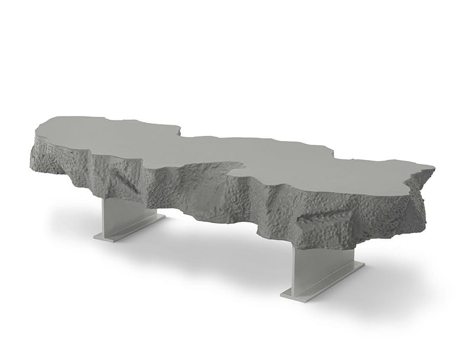 BROKEN SERIES Polyurethane bench By Gufram | design Snarkitecture