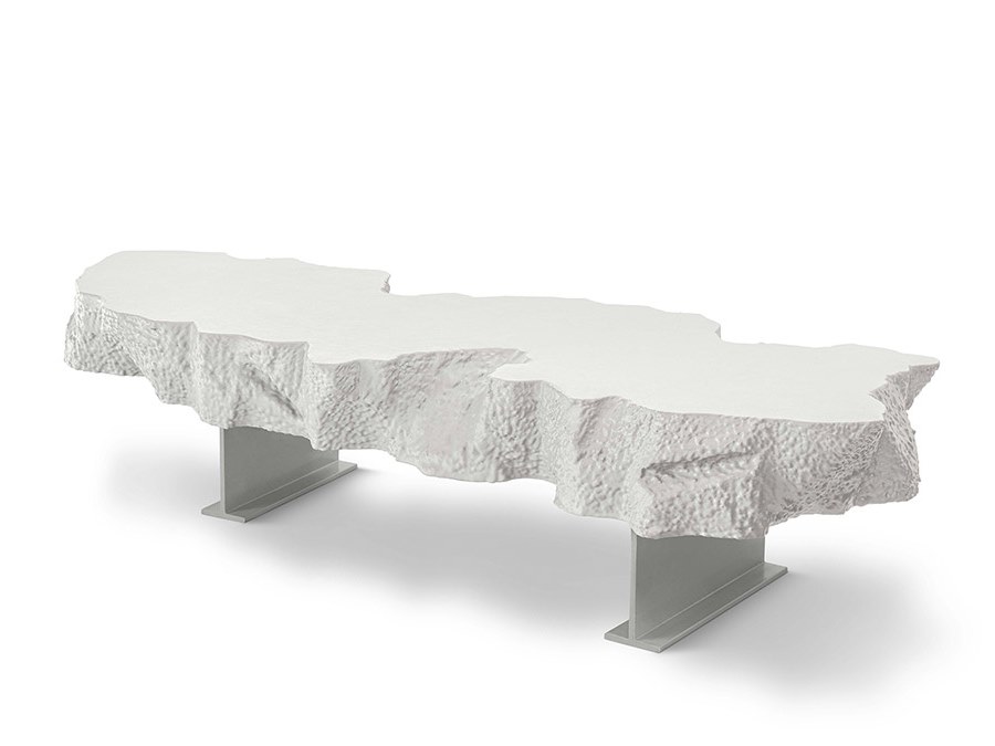 BROKEN SERIES Panca in poliuretano By Gufram | design Snarkitecture