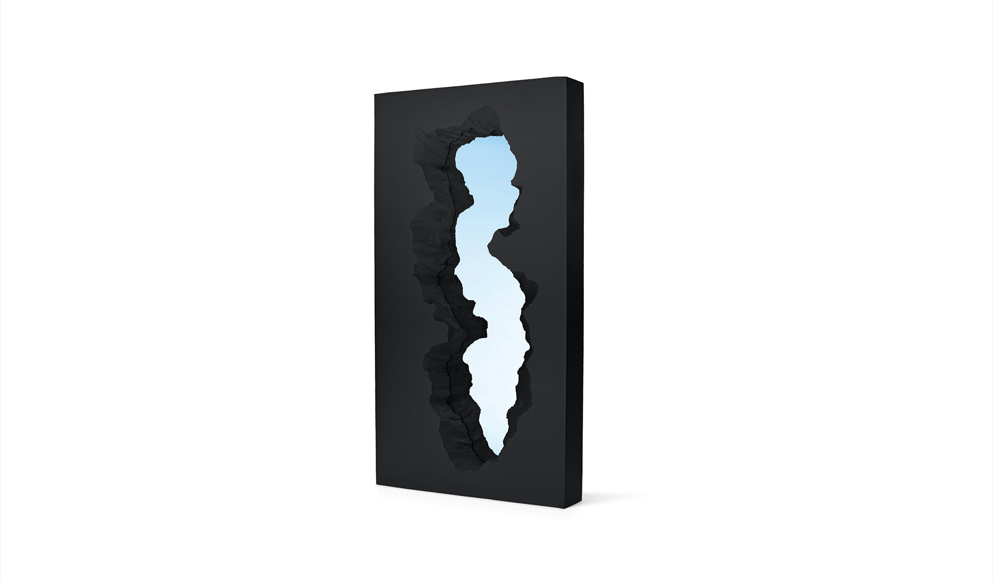Framed mirror BROKEN MIRROR By Gufram design Snarkitecture