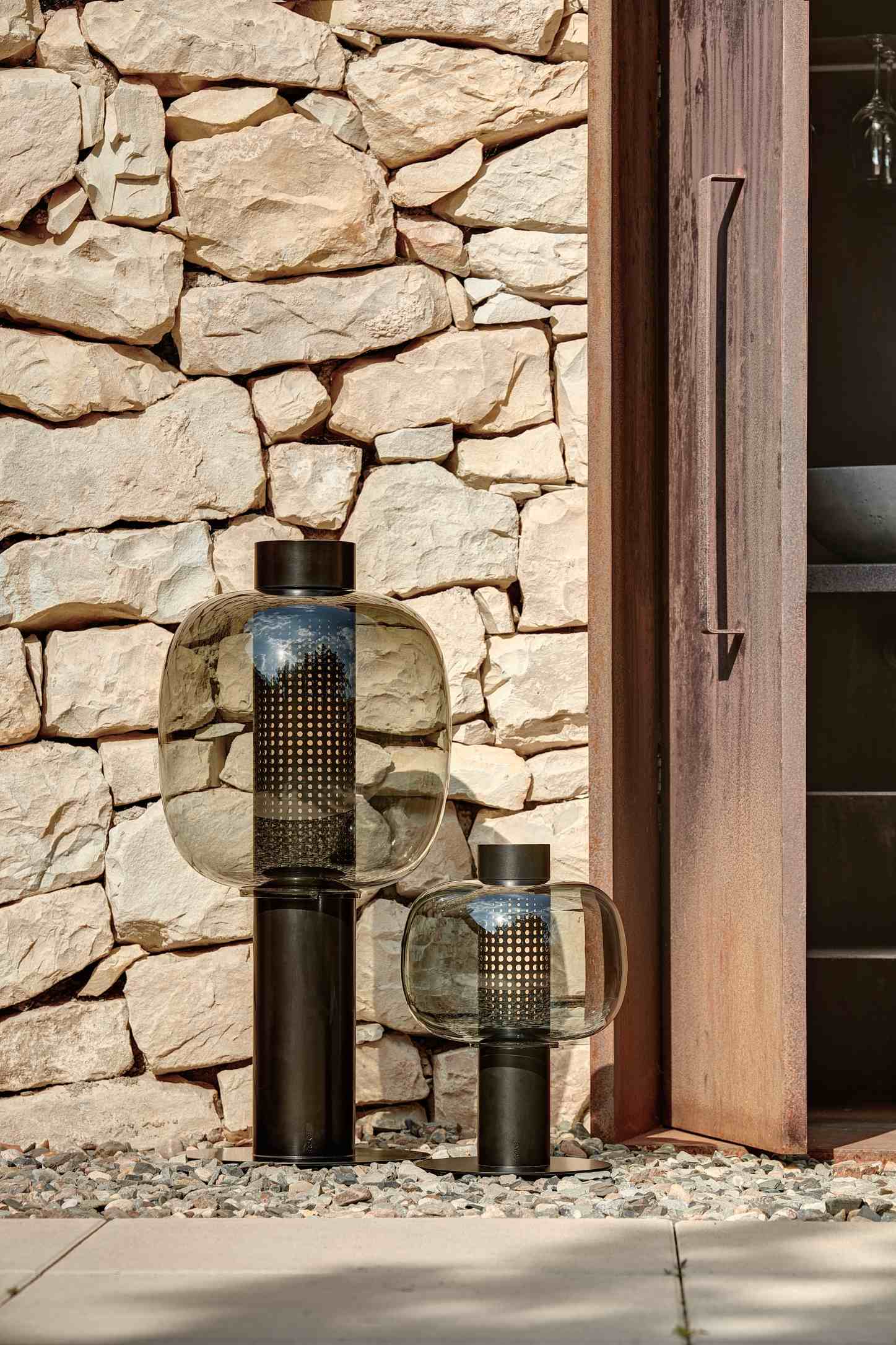 BONBORI OUTDOOR LED Glass and Stainless Steel Outdoor table lamp By ...