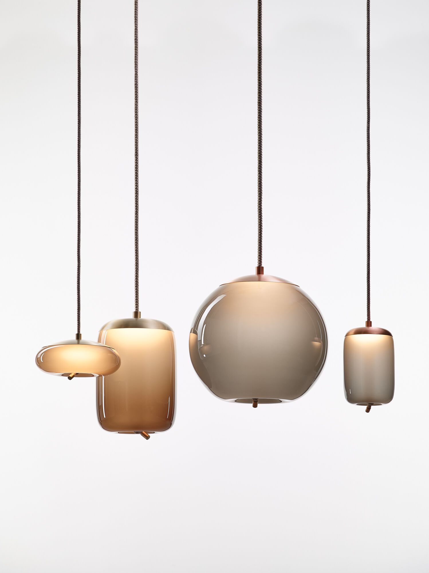 KNOT LED blown glass pendant lamp By BROKIS | design Chiaramonte Marin