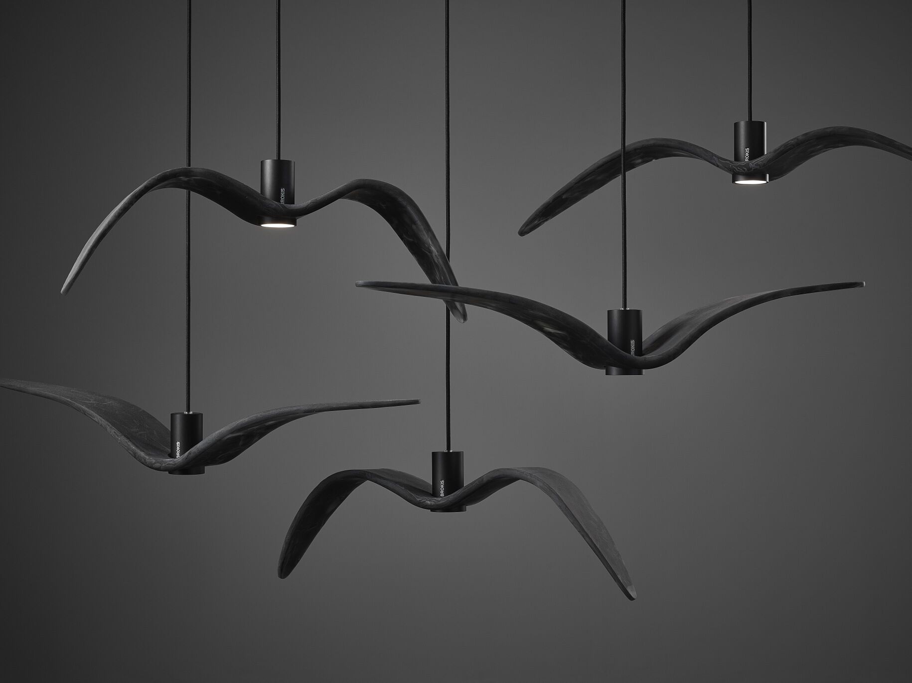 NIGHT BIRDS EXTERIOR Outdoor pendant lamp By BROKIS