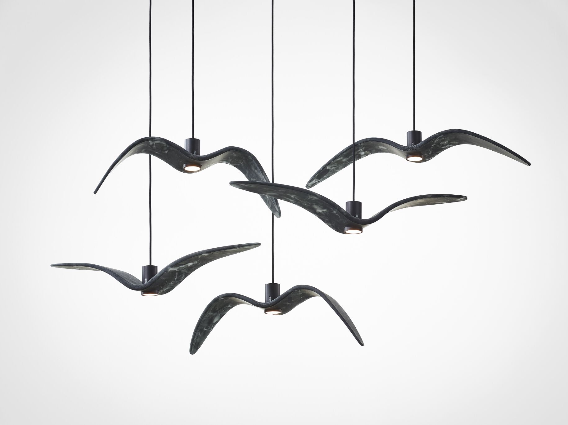 NIGHT BIRDS EXTERIOR Outdoor pendant lamp By BROKIS