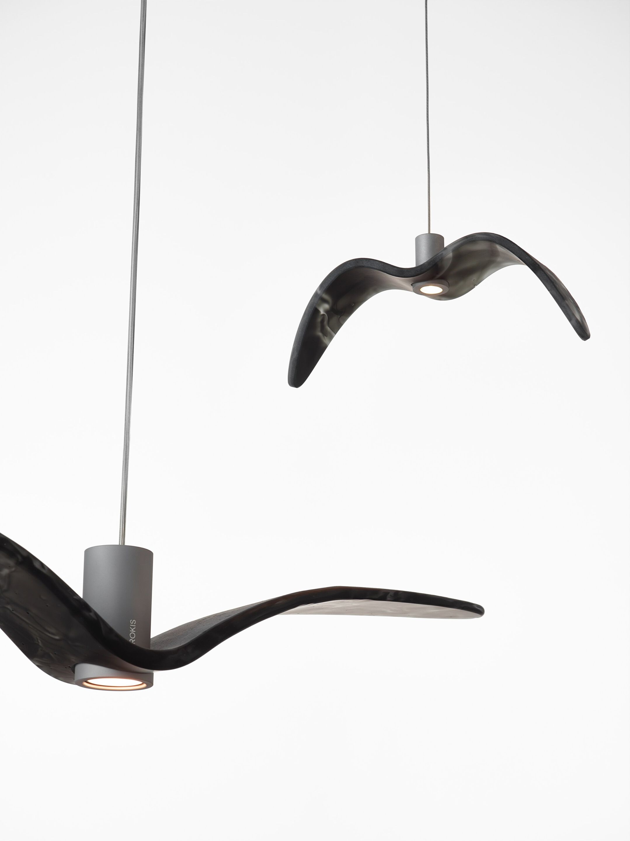 NIGHT BIRDS MINI LED glass pendant lamp By BROKIS