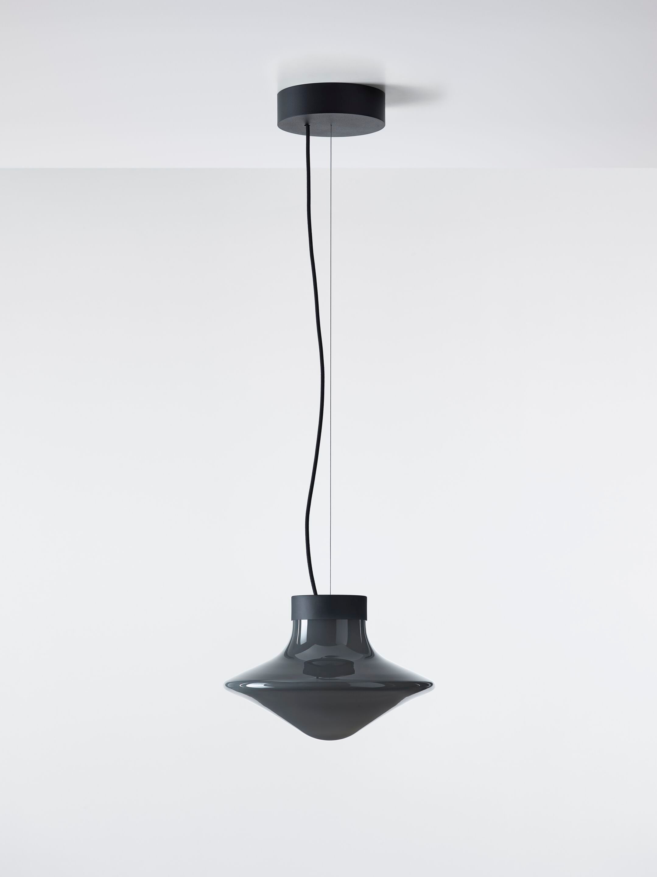 TROTTOLA | Pendant lamp LED opal glass pendant lamp By BROKIS
