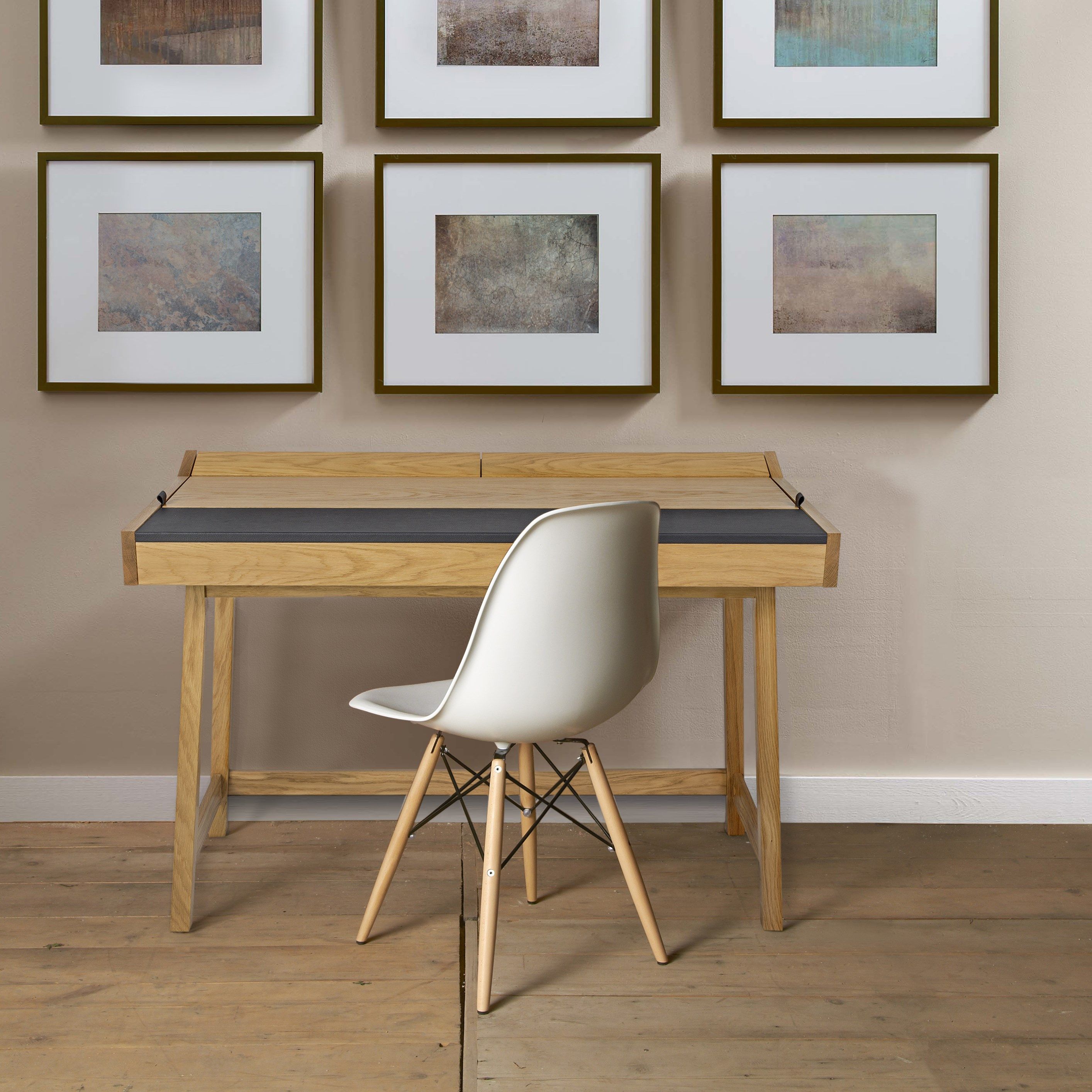 English oak secretary desk BROMPTON FLAP DESK By Woodman