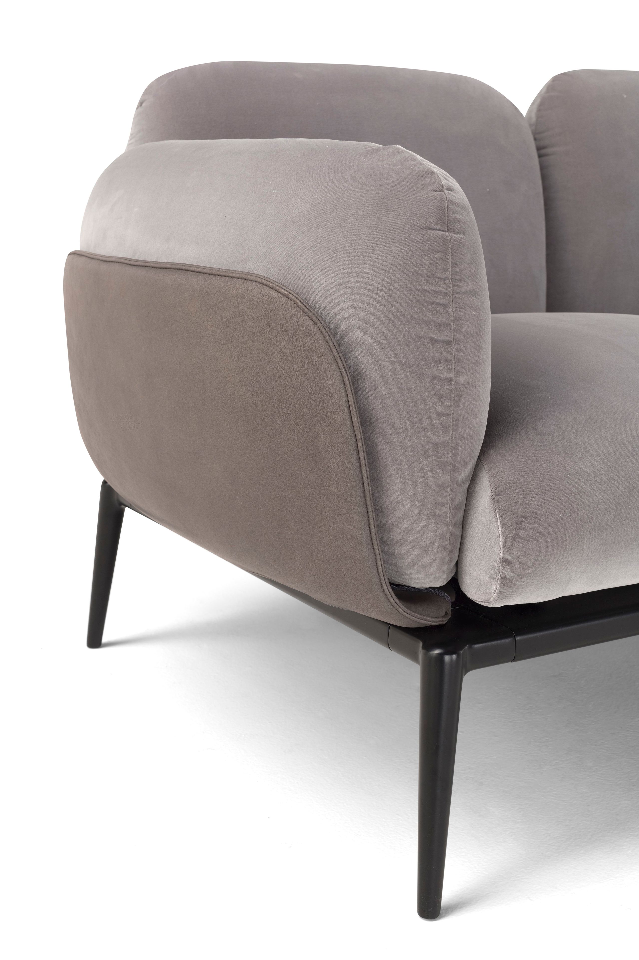 BROOKLYN 3 seater fabric sofa By AMURA | design Stefano Bigi