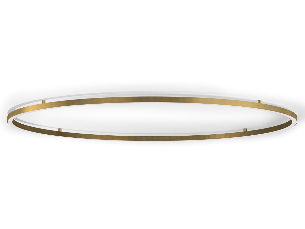 BROOKLYN ROUND | Ceiling lamp LED extruded aluminium ceiling lamp By ...