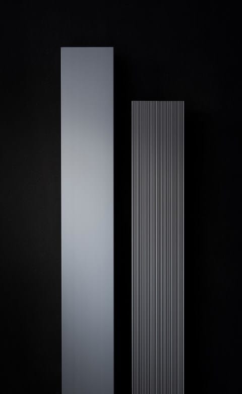 Wall-mounted aluminium decorative radiator BRYCE MONO By VASCO design ...
