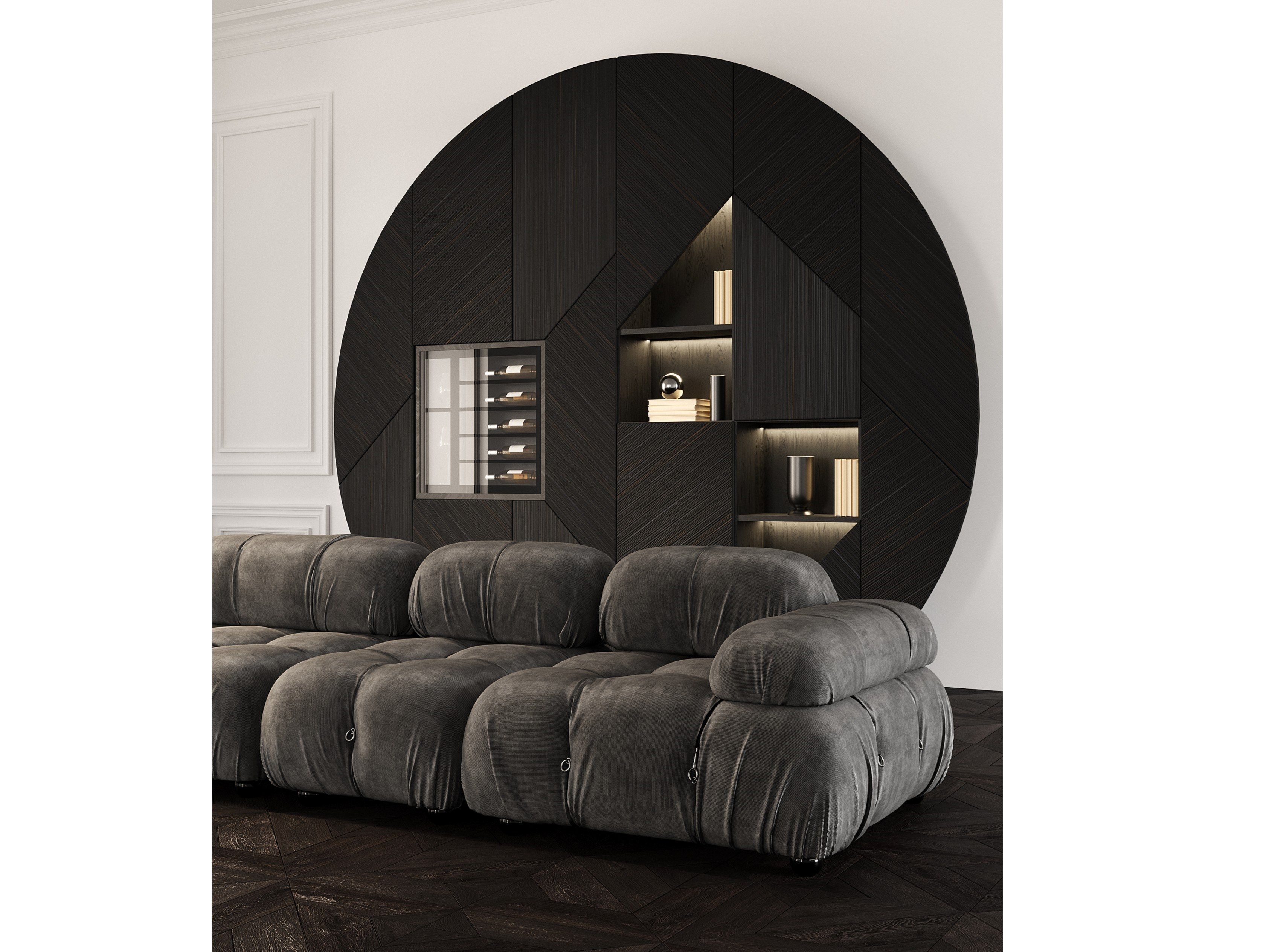 BT45 MOON storage wall By BT45 design Natasha Shtapauk