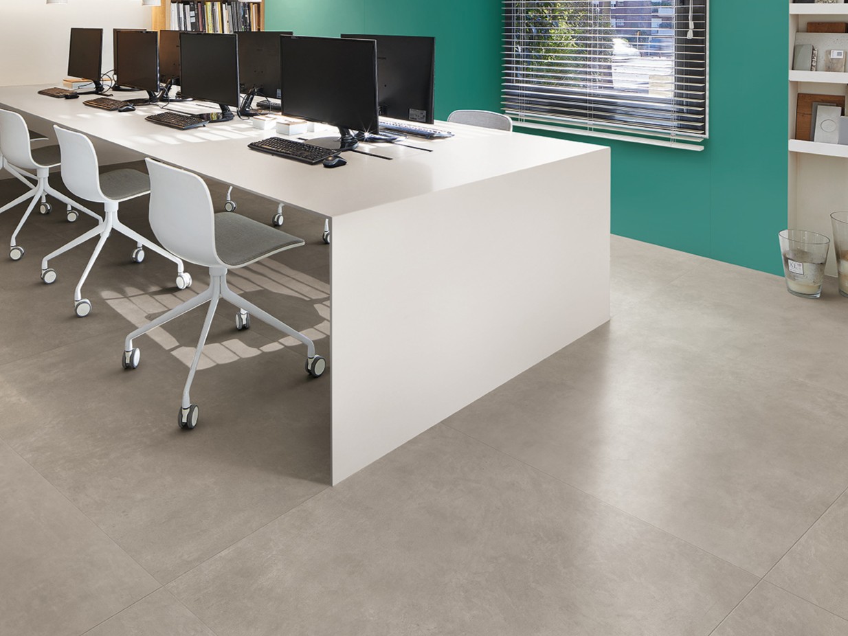 Pavimento/rivestimento in gres porcellanato effetto cemento BUILDTECH 2 ...