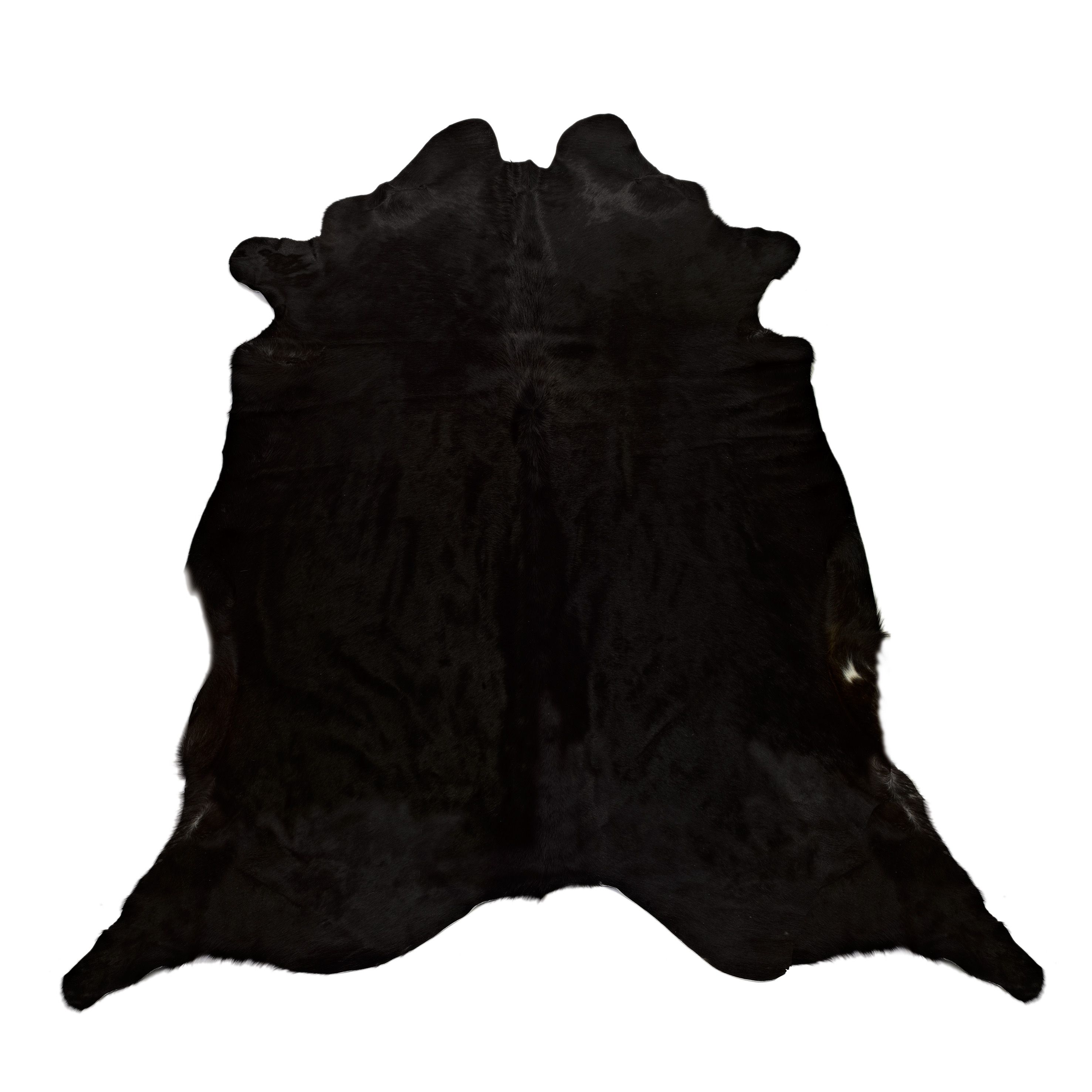 Solid-color leather rug BULLSKIN By Pols Potten