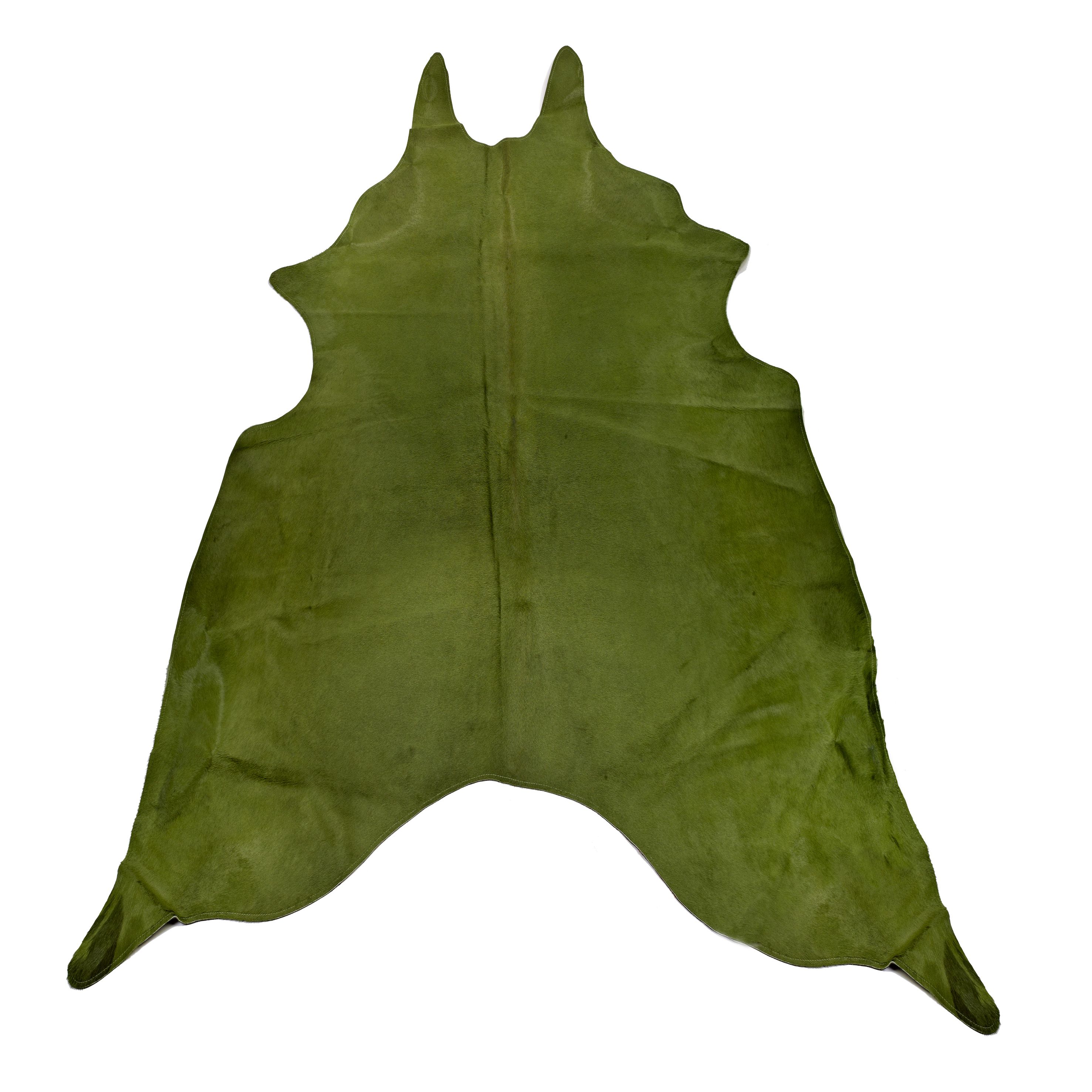 Solid-color leather rug BULLSKIN By Pols Potten