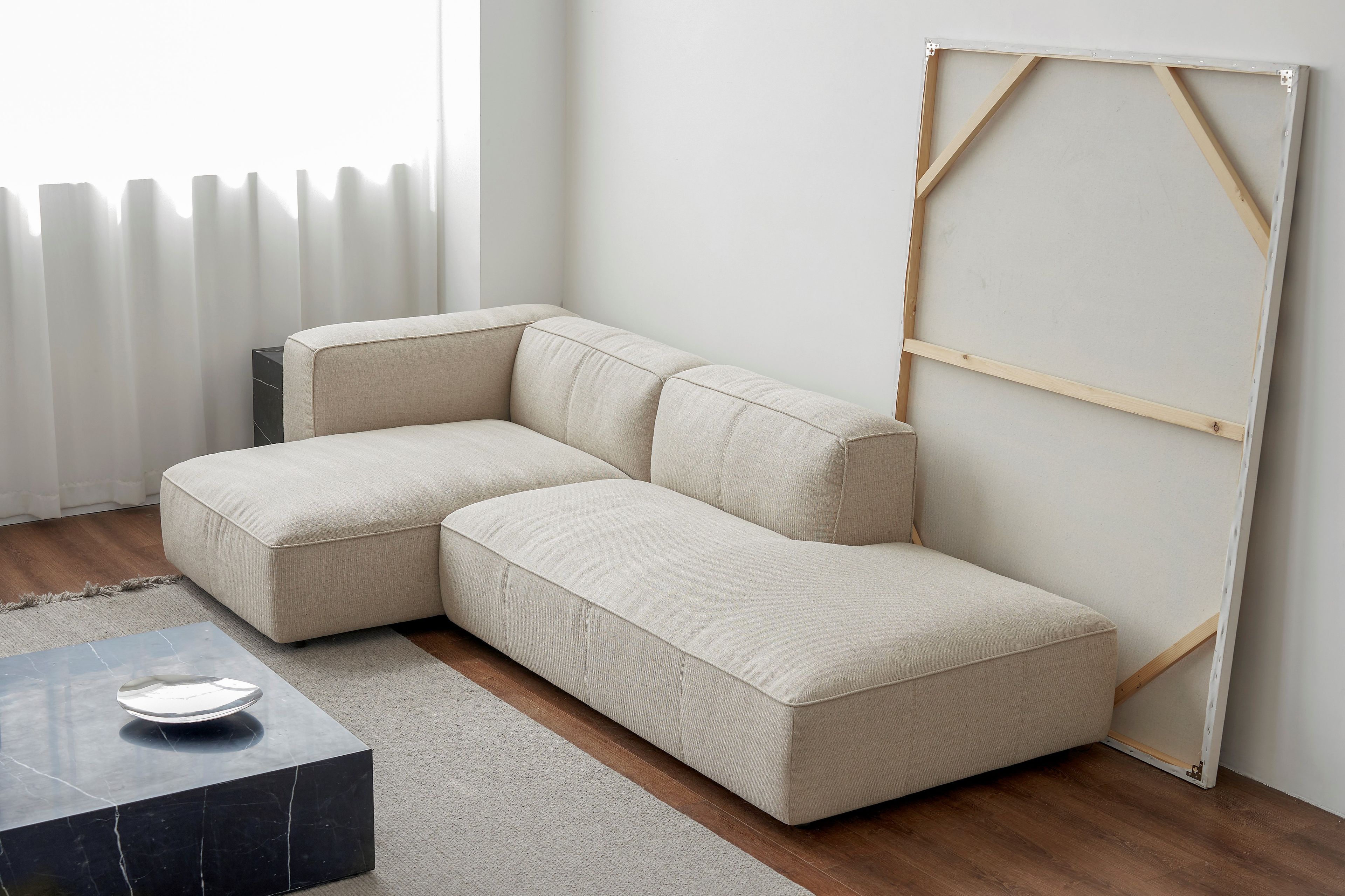 BUTTER SOFT | Sofa with chaise longue By grado design