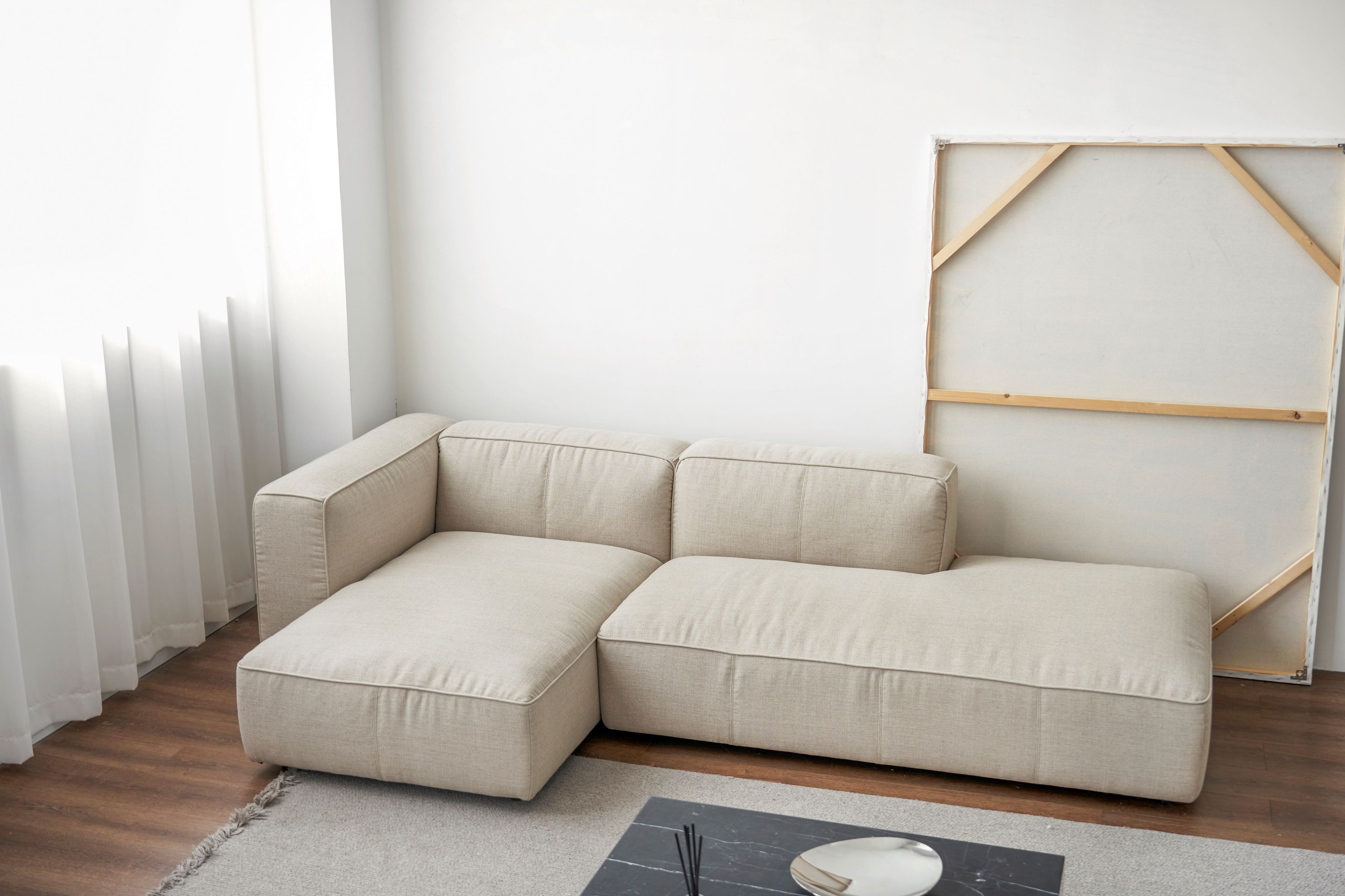 BUTTER SOFT | Sofa with chaise longue By grado design