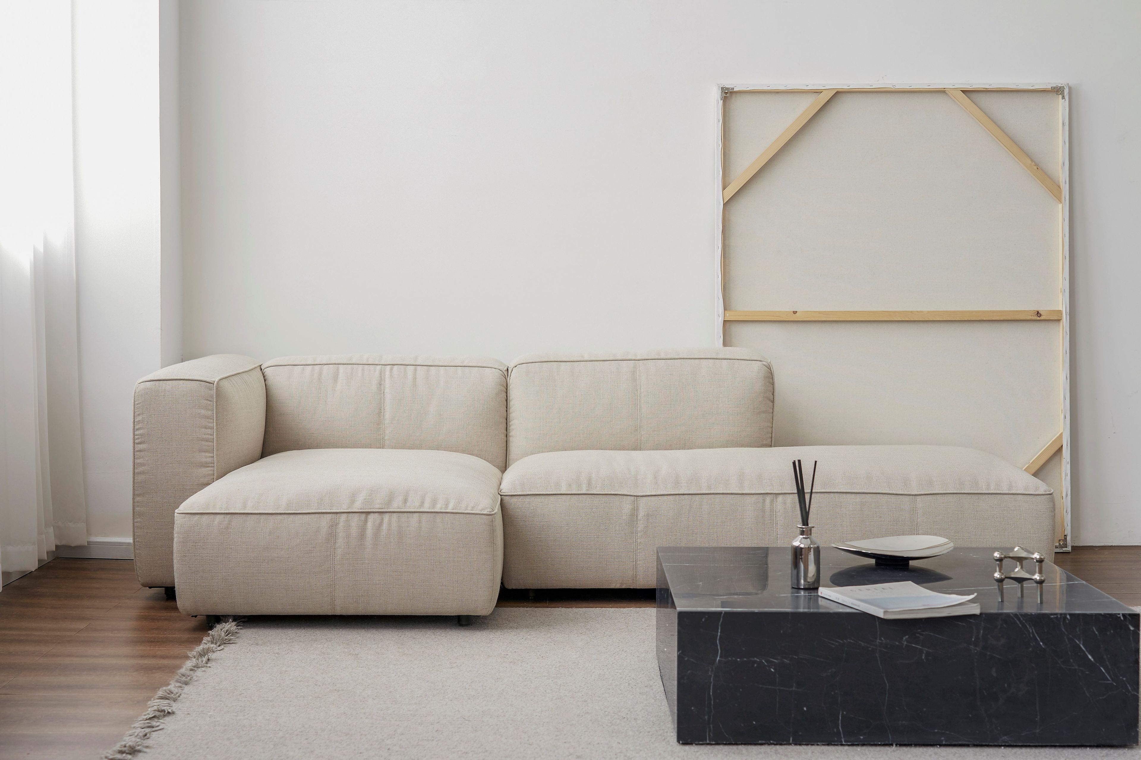 BUTTER SOFT | Sofa with chaise longue By grado design