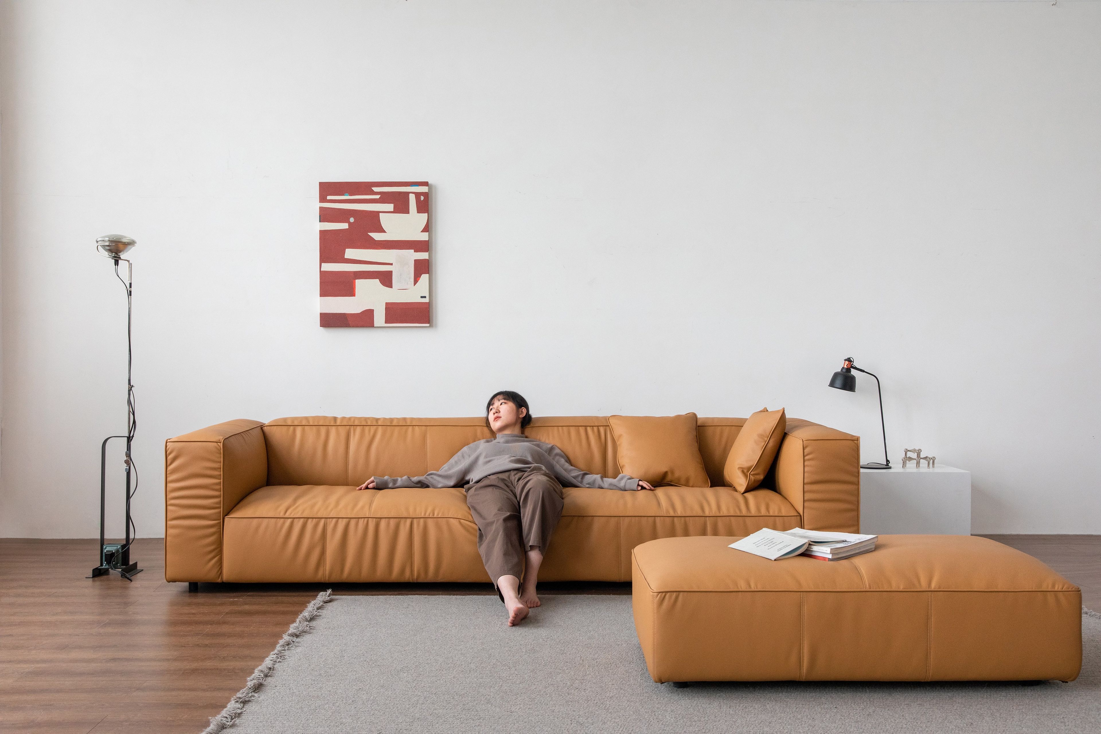 BUTTER SOFT | Leather sofa By grado design