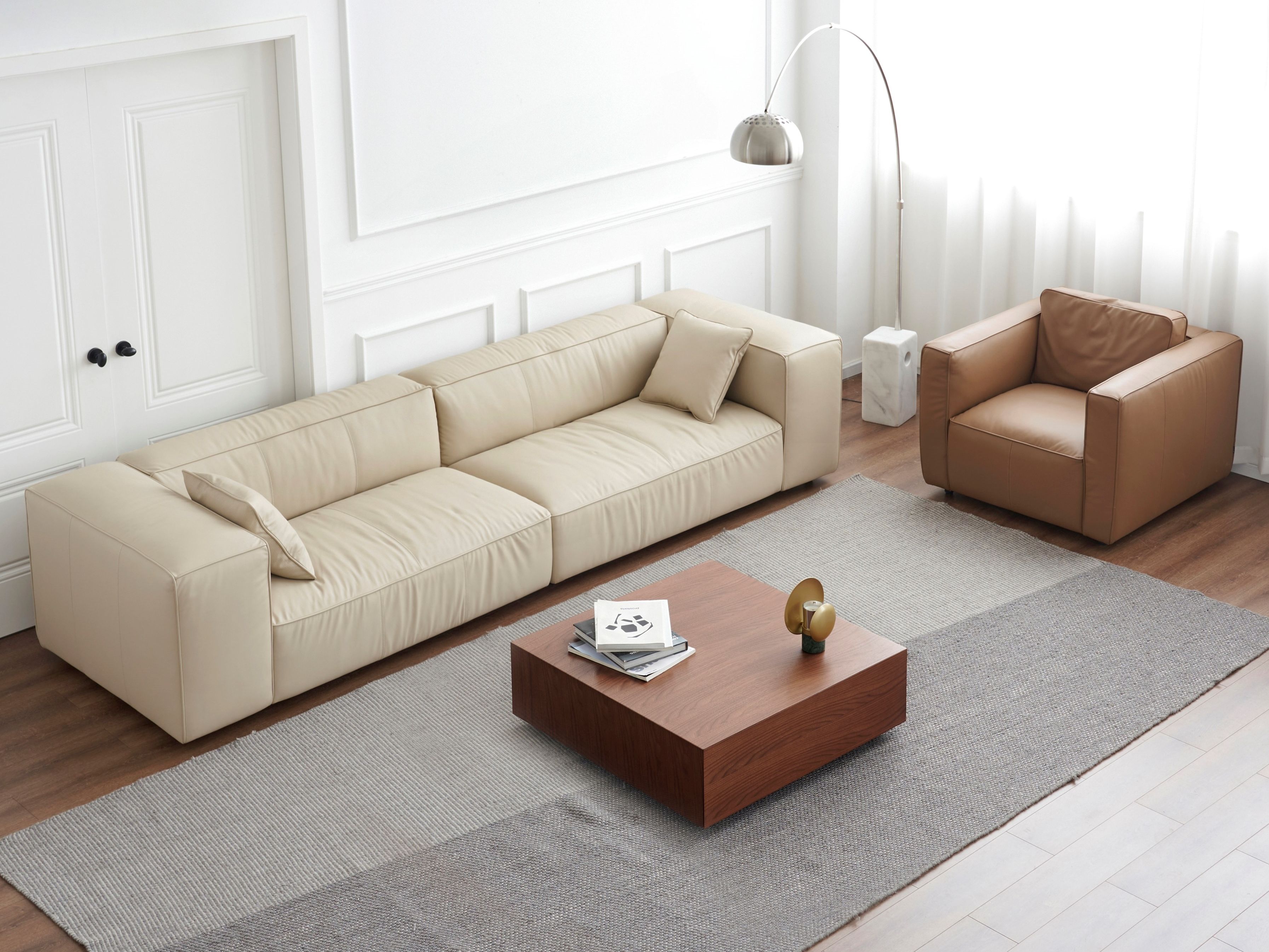 BUTTER SOFT | Leather sofa By grado design