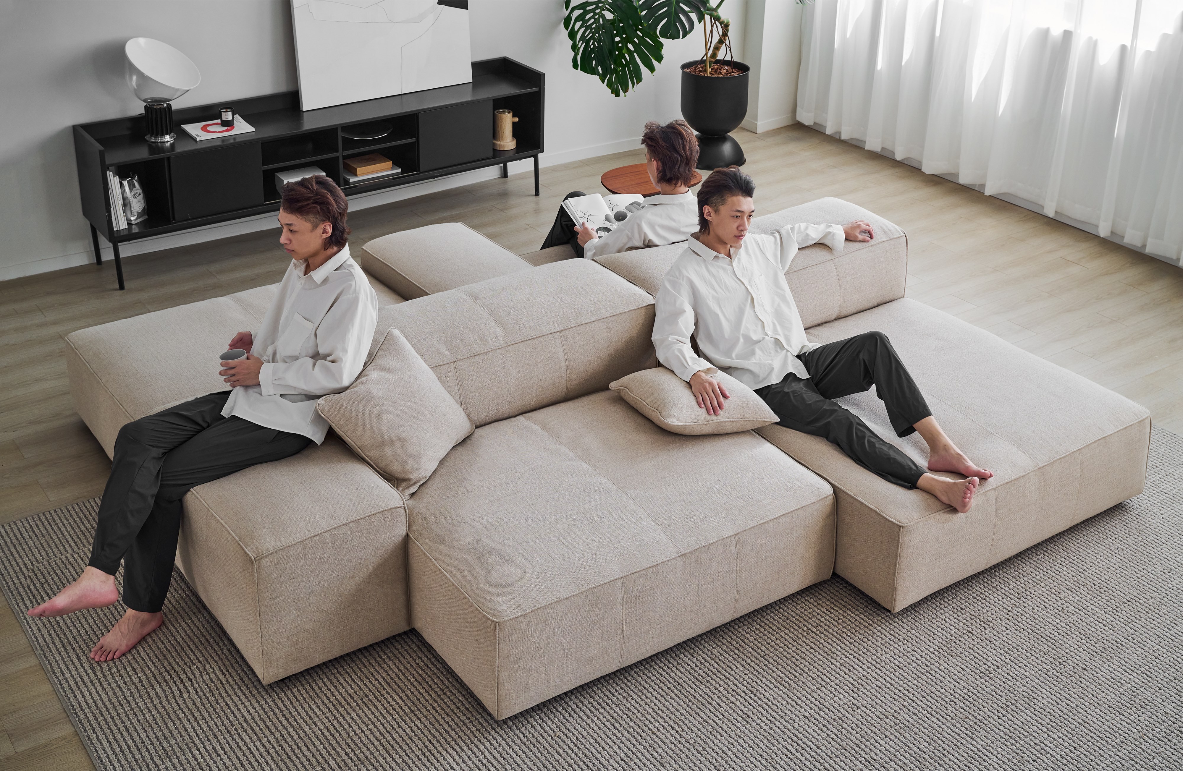 BUTTER | Sectional sofa By grado design