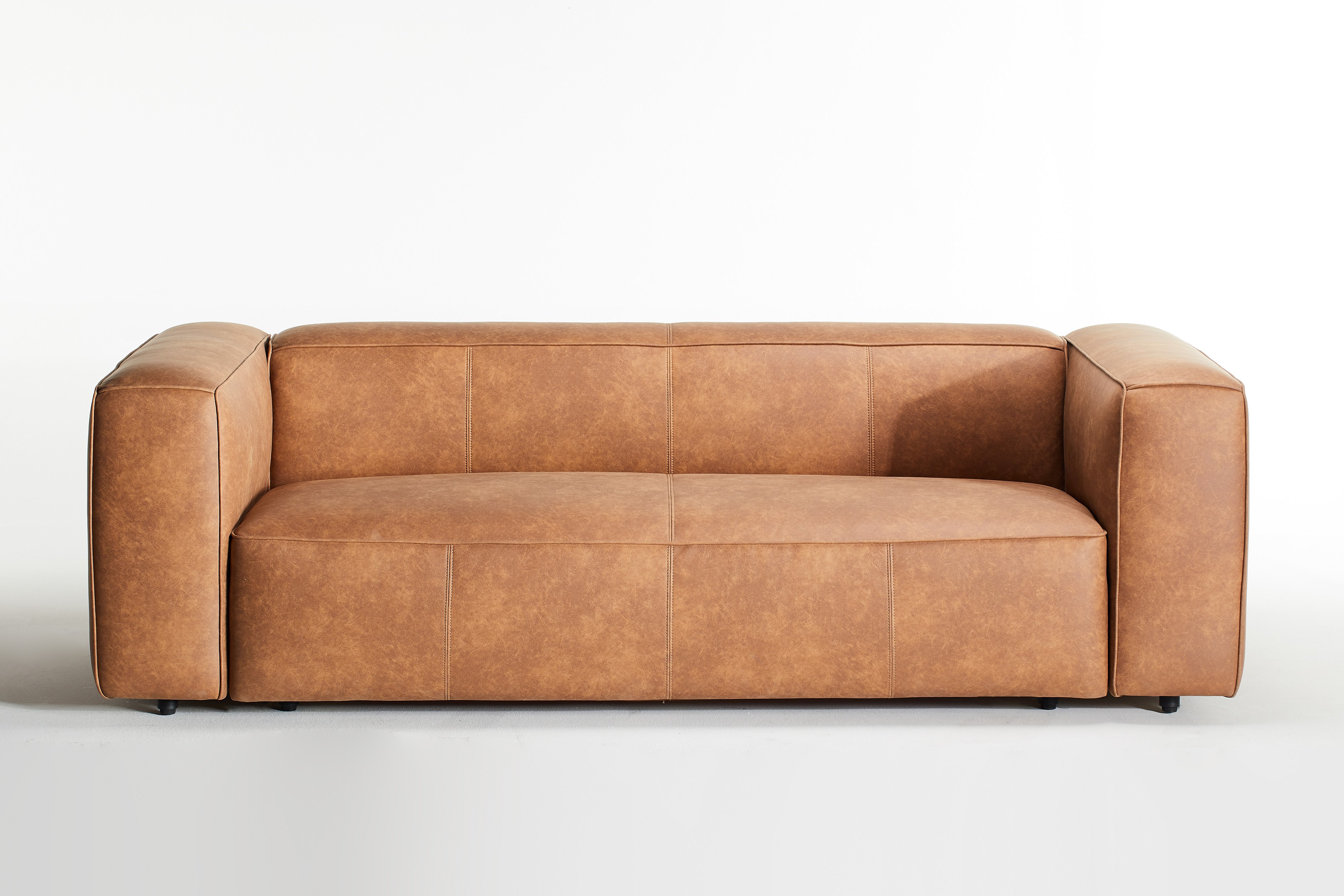 3 seater leather sofa BUTTER By grado design