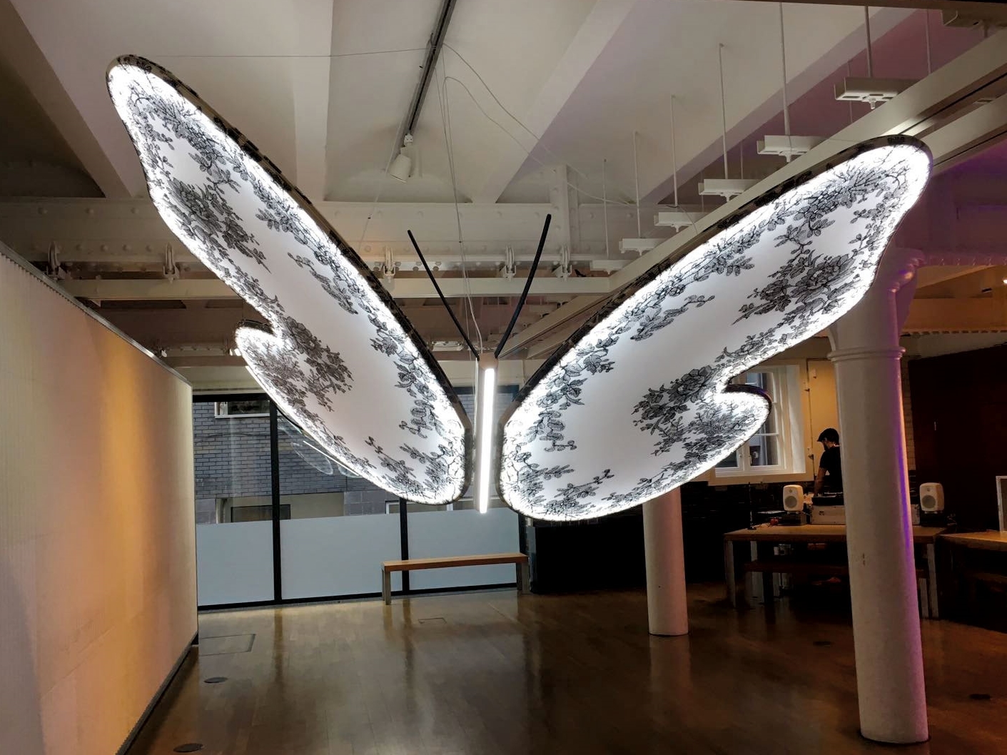 BARRISOL® BUTTERFLY LED PVC pendant lamp By BARRISOL | design Chantal ...