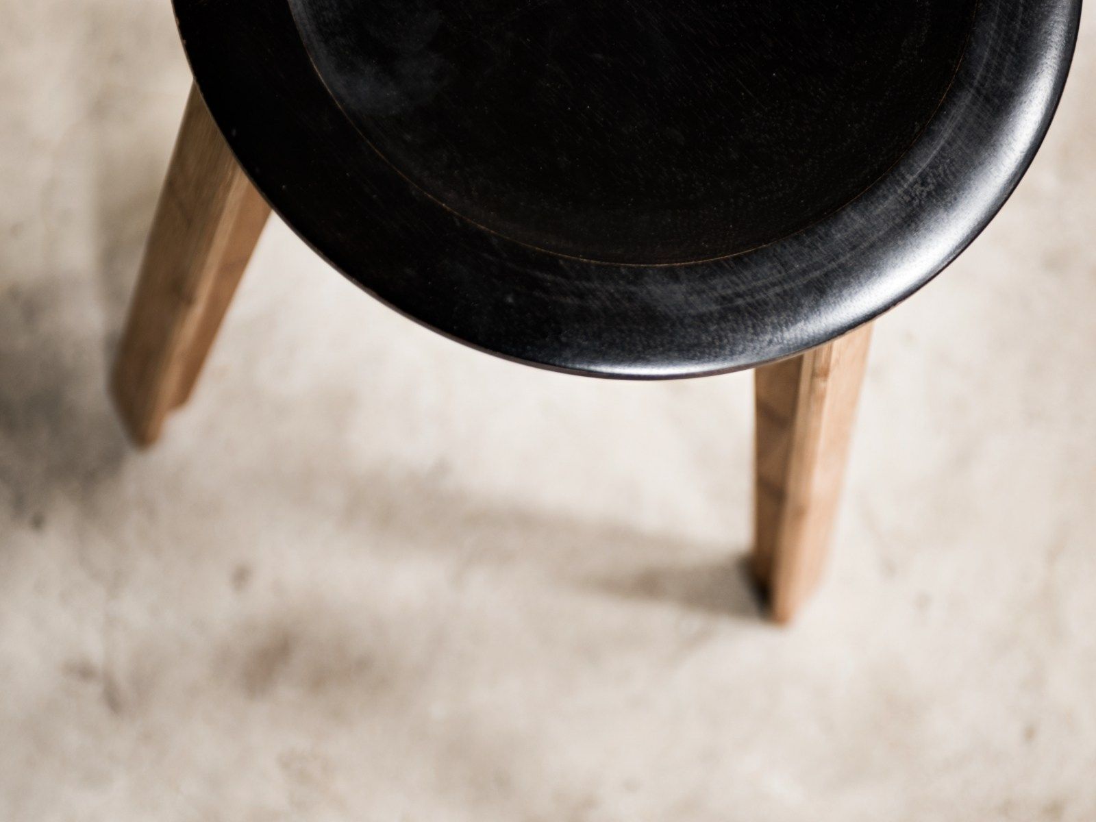 Bamboo stool BUTTON STOOL By We Do Wood