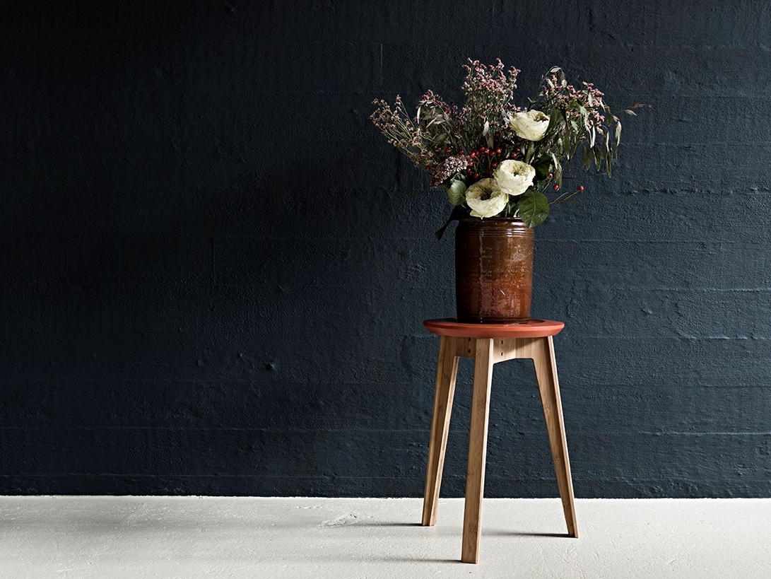Bamboo stool BUTTON STOOL By We Do Wood