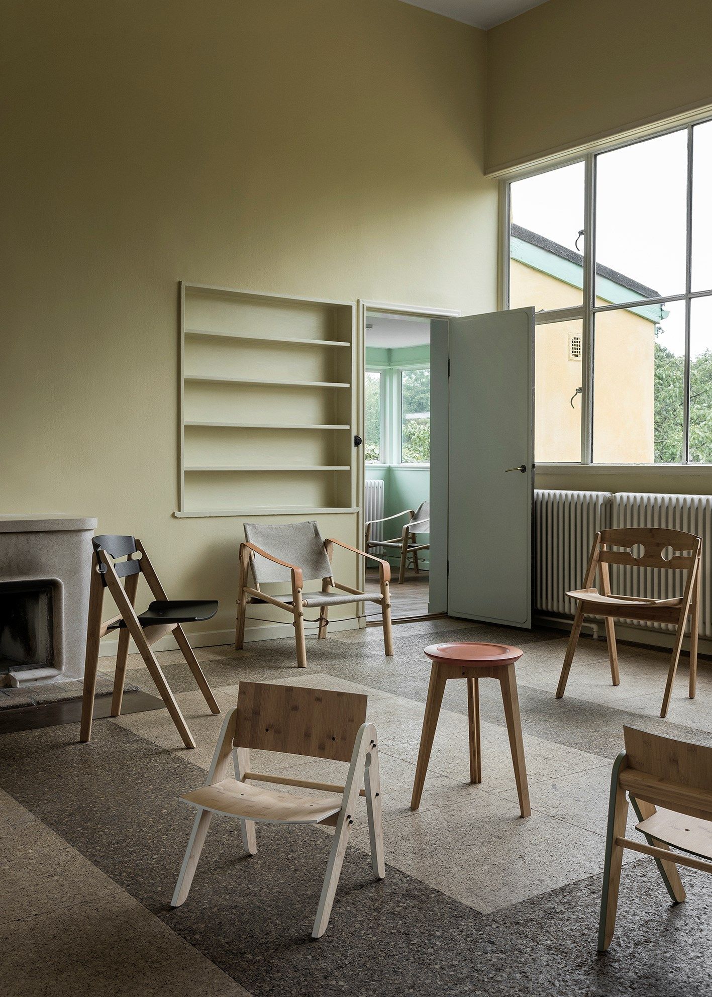 Bamboo stool BUTTON STOOL By We Do Wood