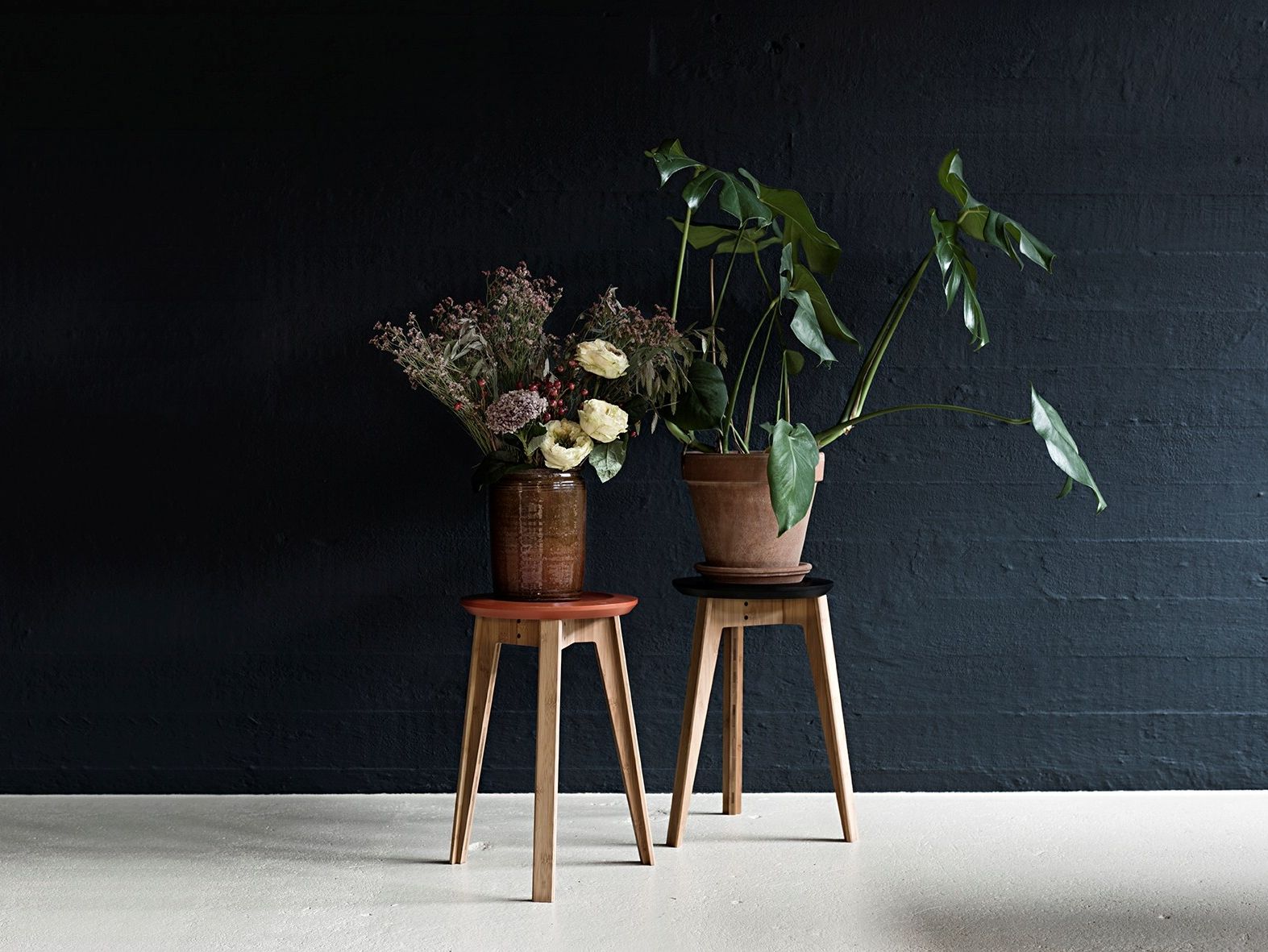 Bamboo stool BUTTON STOOL By We Do Wood