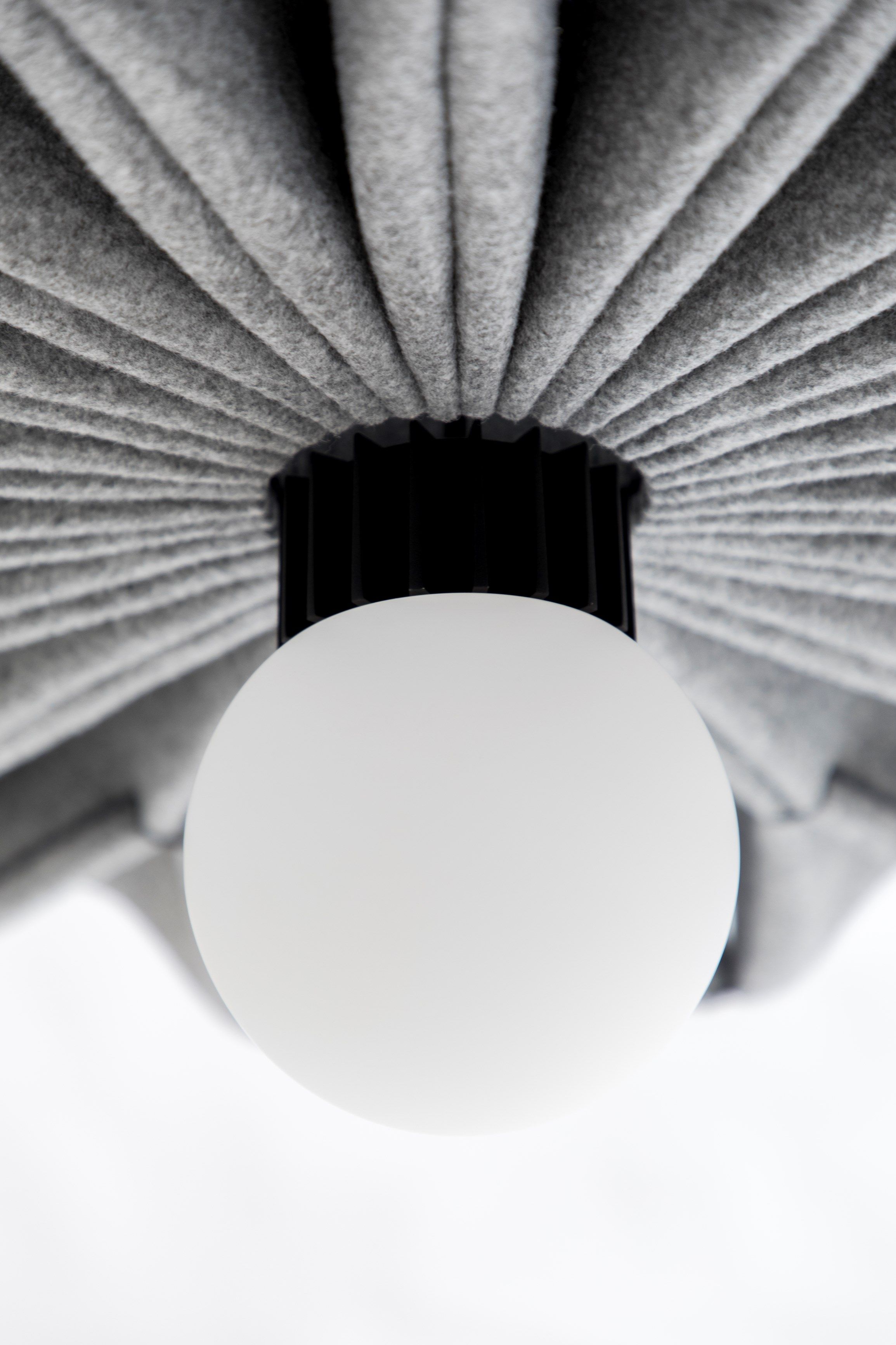 BuzziPleat Light Acoustic office pendant lamp By BuzziSpace