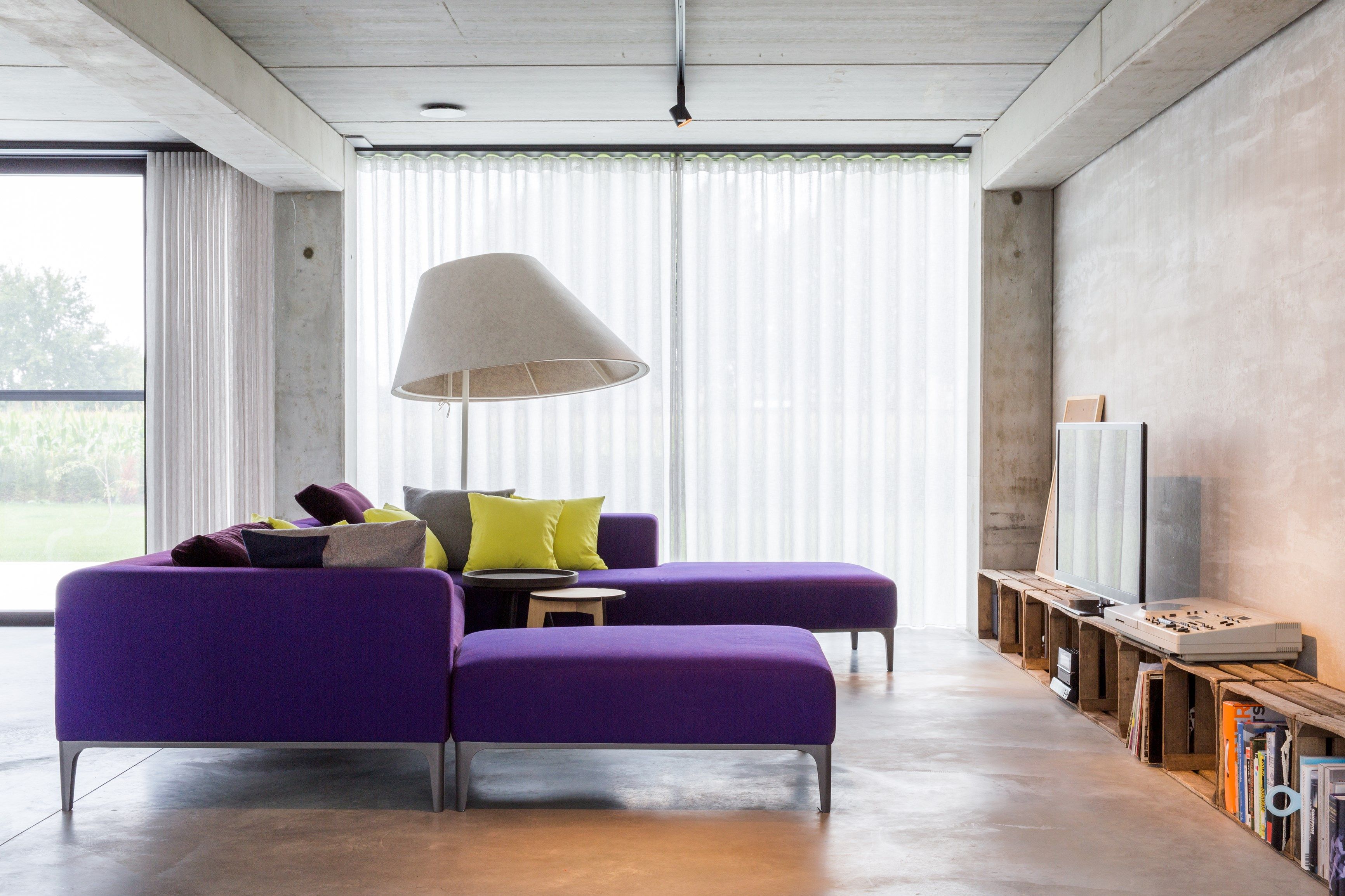 BuzziShade Standing Sound absorbing lighting By BuzziSpace