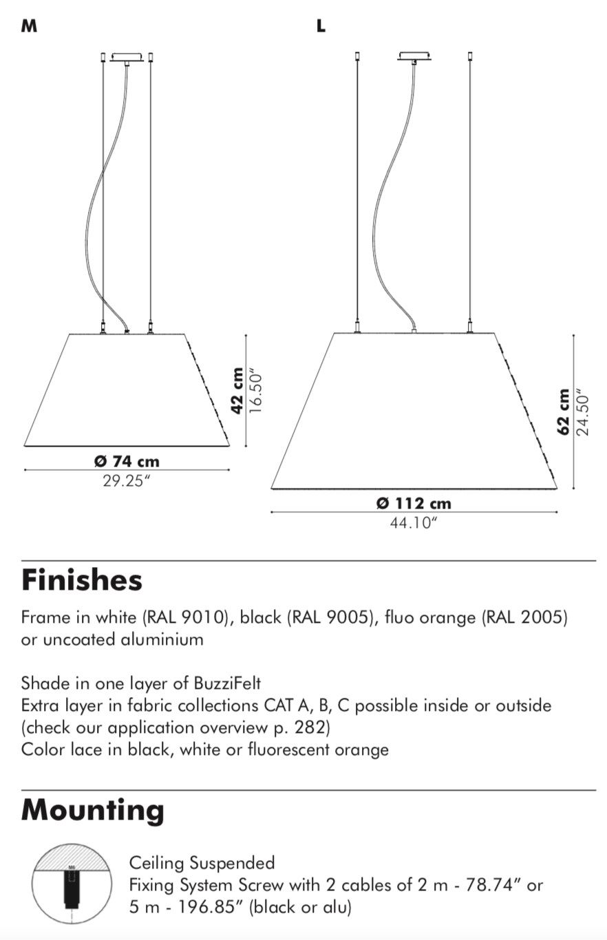 BuzziShade Pendant By BuzziSpace