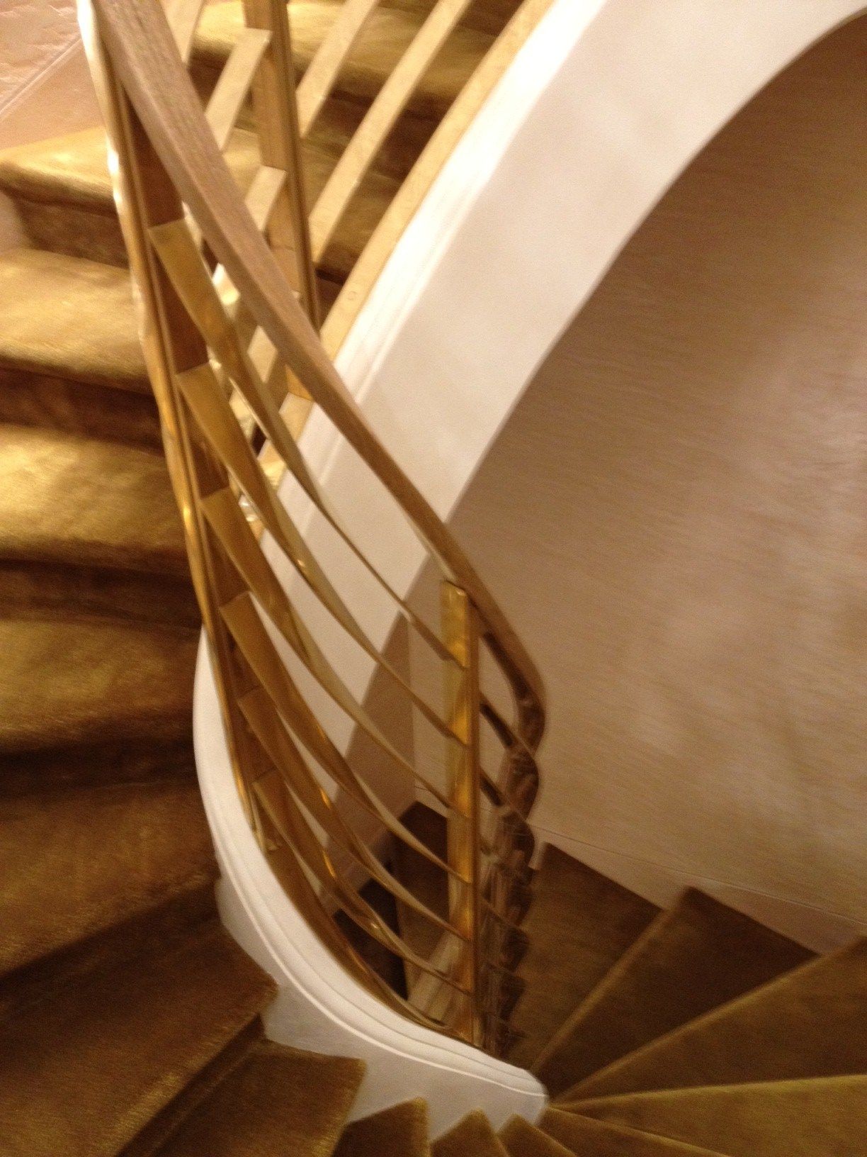Parapet Brass Stair railing By YDF