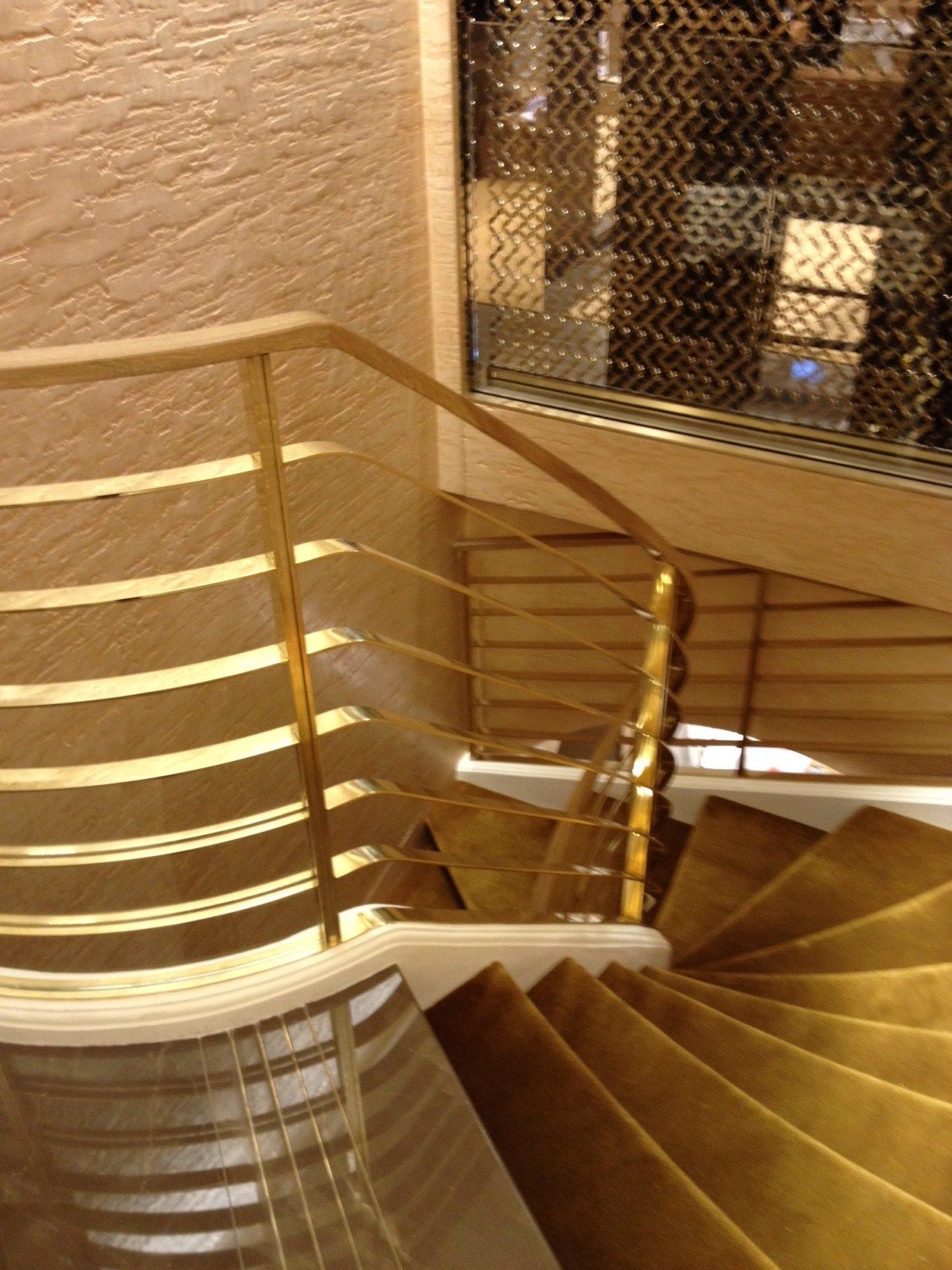 Parapet Brass Stair railing By YDF