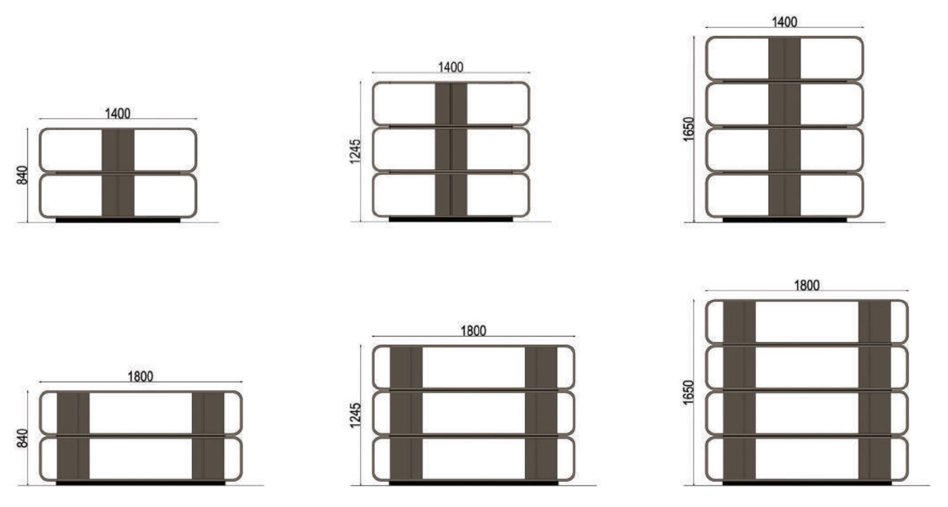 ROUND UP Open double-sided wooden bookcase By Barba design | design ...