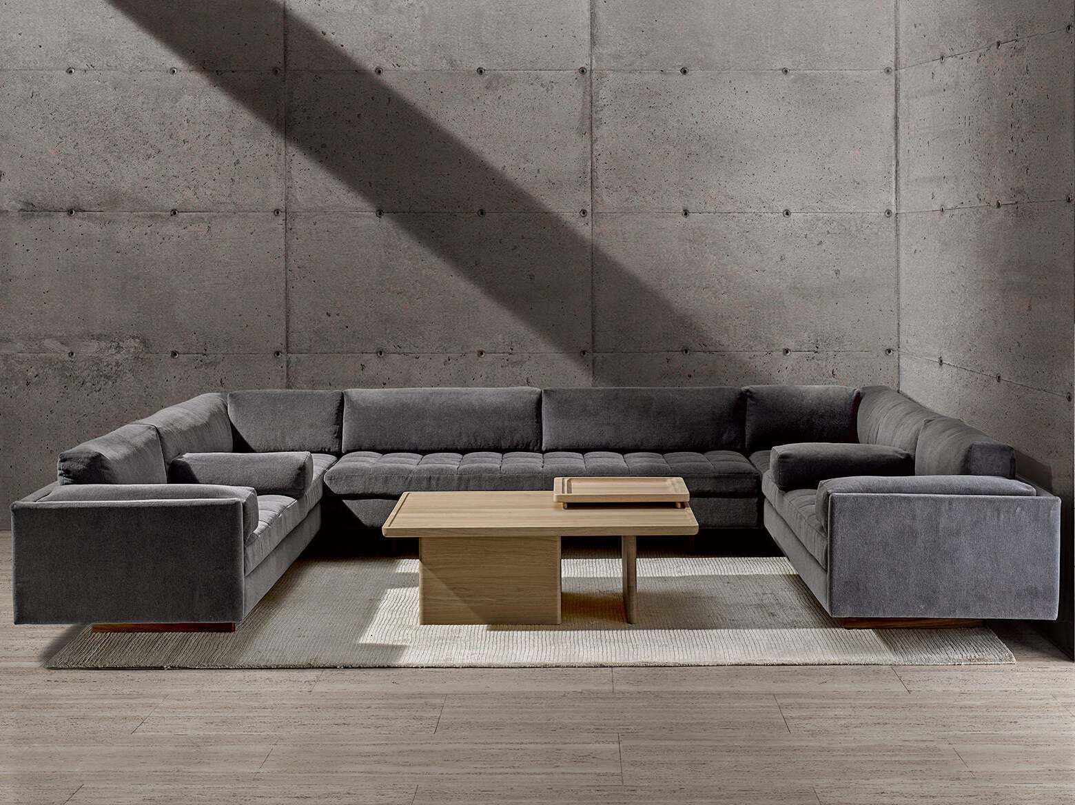 ASYMMETRIC Modular sofa By BassamFellows | design Craig Bassam