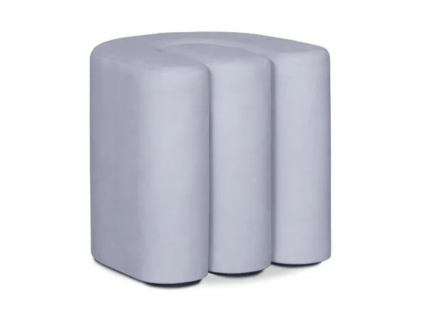 ADEL Free form leather pouf By Baxter