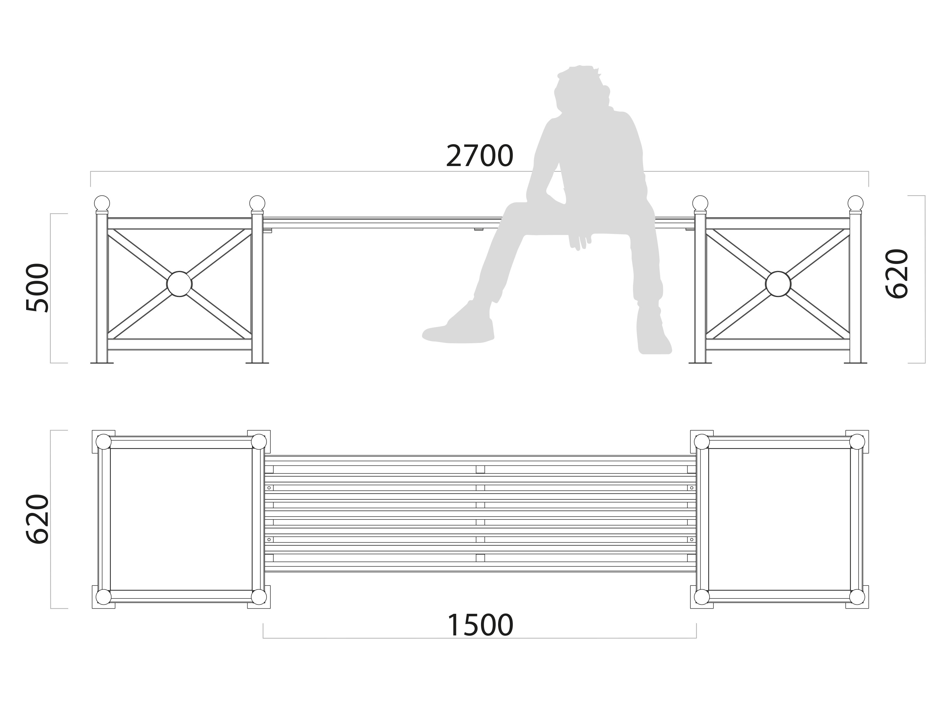 Bench with Integrated Planter Bench with Integrated Planter By Lazzari