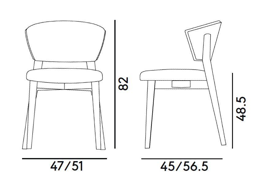 STELLA 821 Chair By Billiani