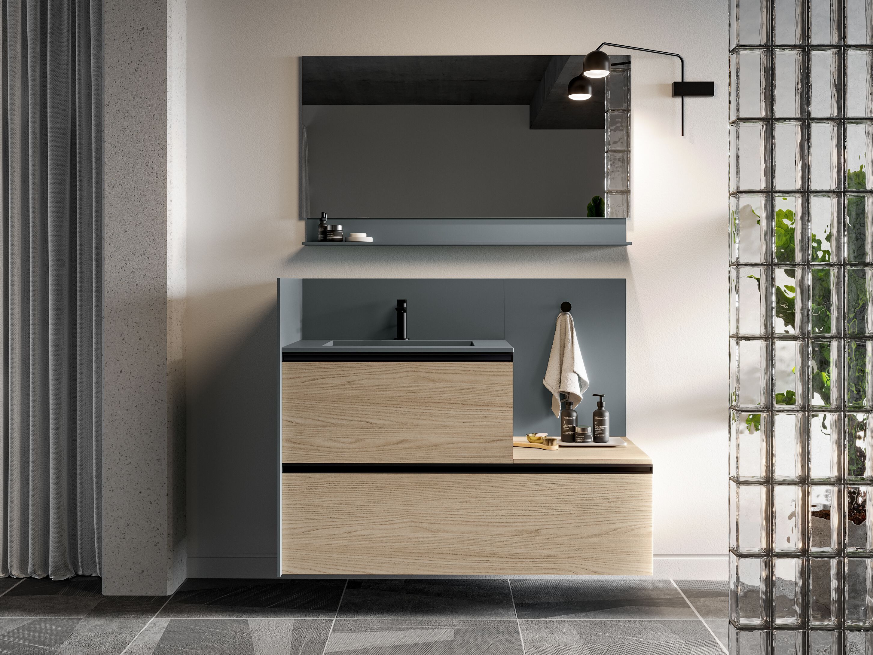 DEEP COMP. 3 Vanity unit By Birex